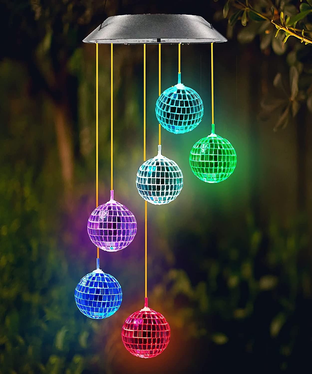 CCNZZITSHT Gifts For Women, Solar Gazing Ball Color Changing Mosaic ...