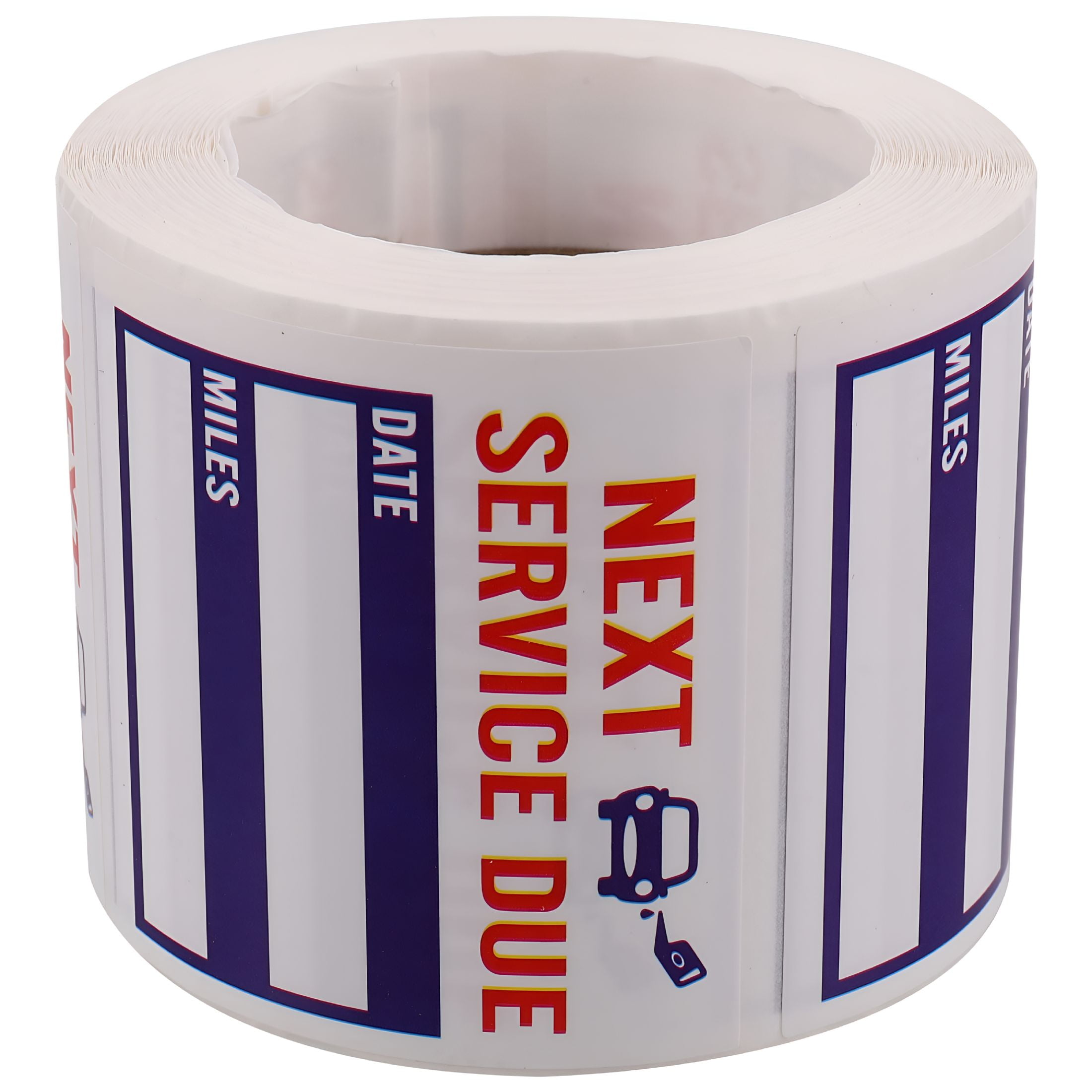 CCOCC 1 Roll of Car Next Service Due Reminder Sticker Oil Change ...