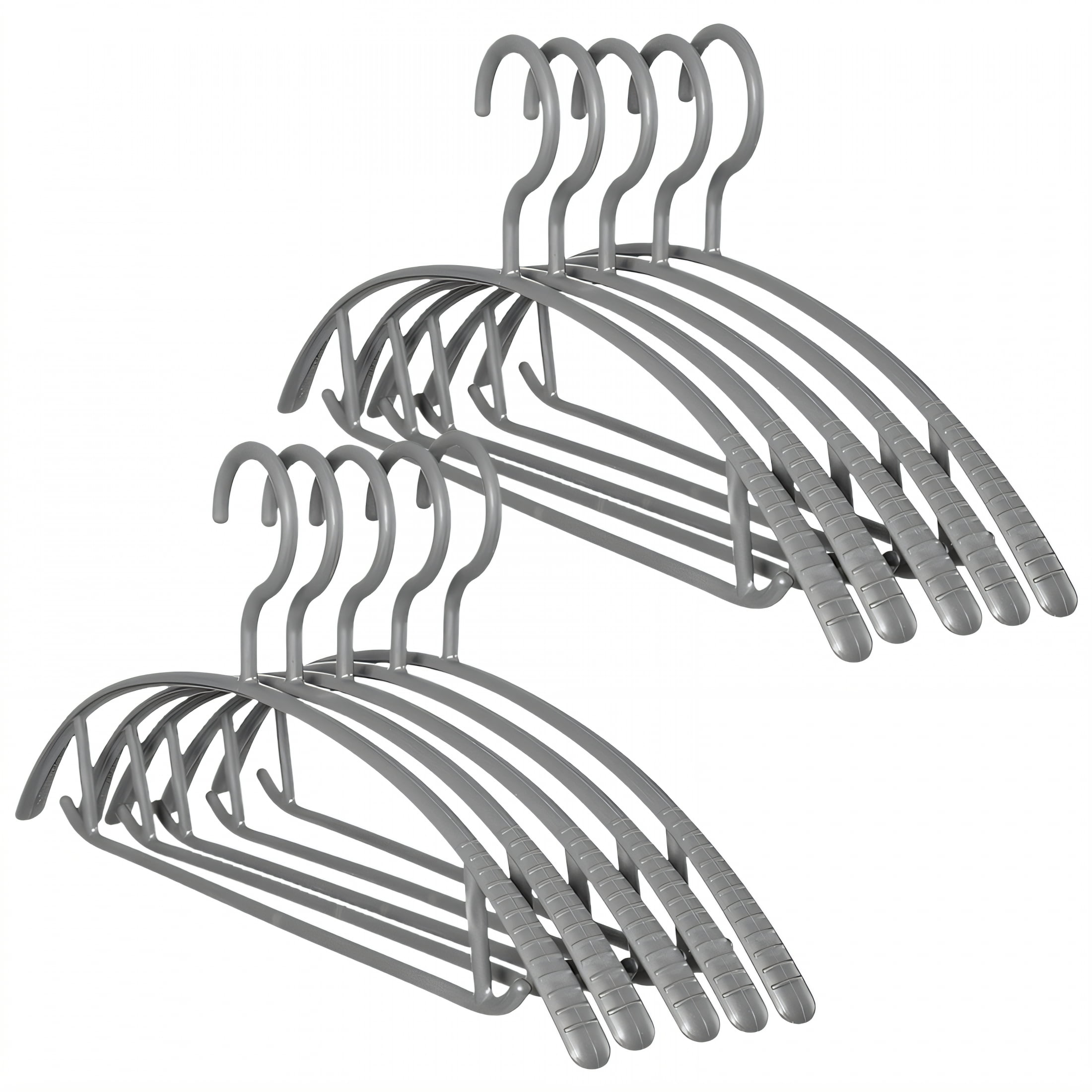 CCOCC 10 Pcs Plastic Hangers Flexible and Strong for Long-Lasting Use ...