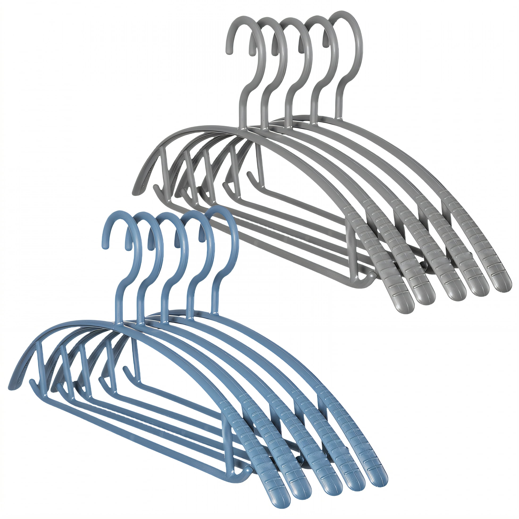 CCOCC 10 Pcs Plastic Hangers Strong Load-Bearing Capacity for Heavy ...