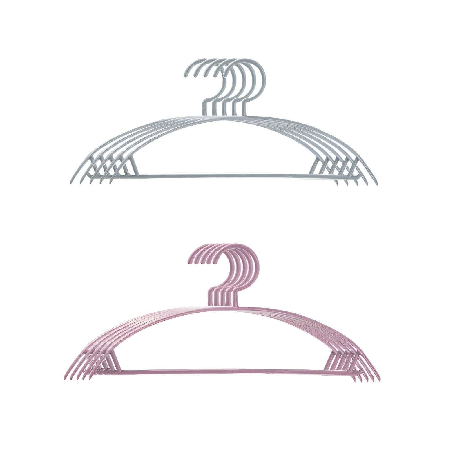 CCOCC 10 Pcs Plastic Hangers Suitable for Both Wet and Dry Clothing ...