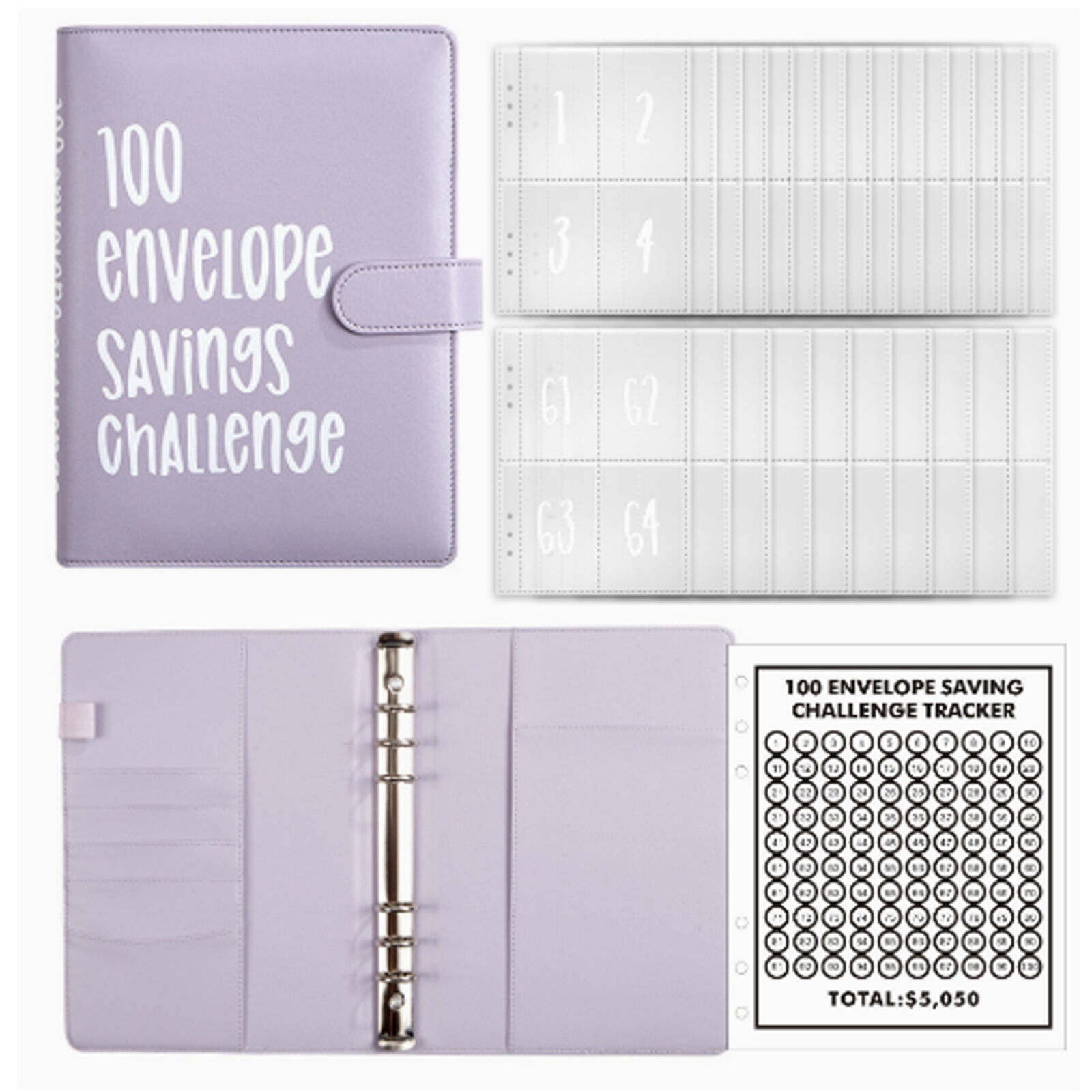 CCOCC 100 Envelopes Money Saving Challenge,Effective Fun Envelope ...