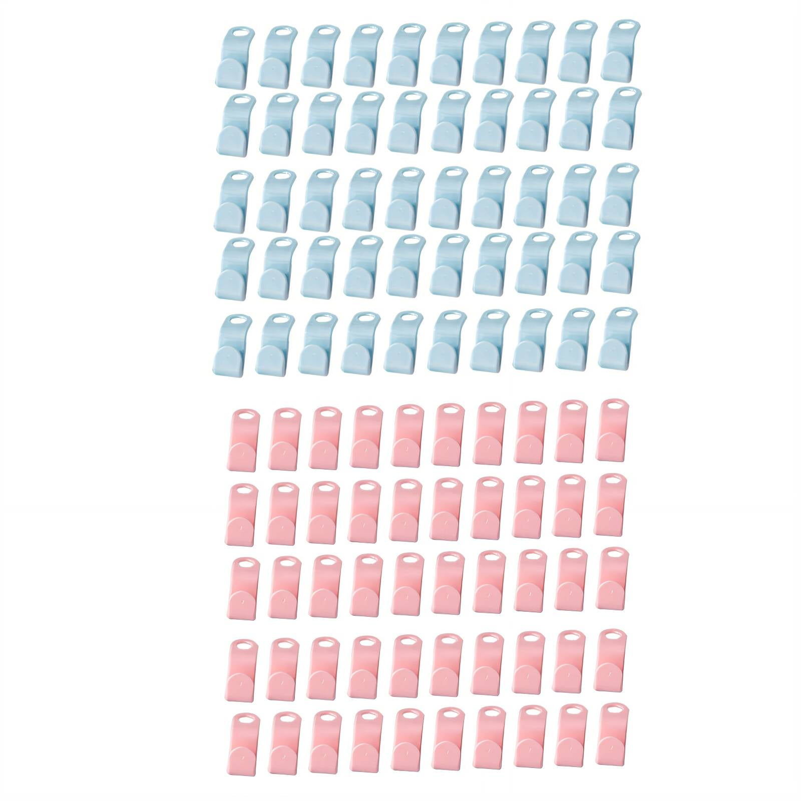 CCOCC 100 Pcs Clothes Hangers Flexible Design to Suit Various Storage ...