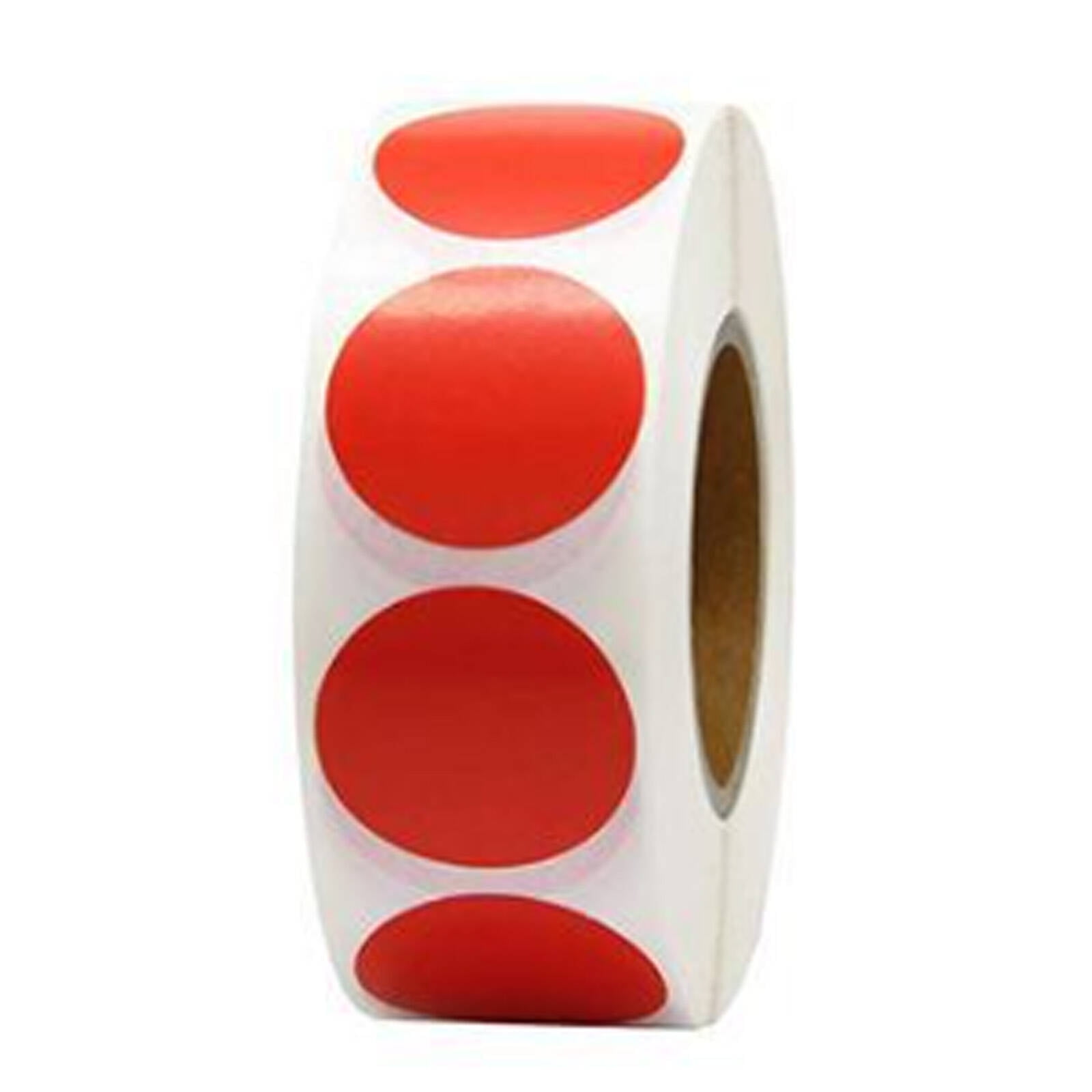 CCOCC 1000 Pcs Dot Stickers 1 Inch Round Colored Dot Stickers Removable ...