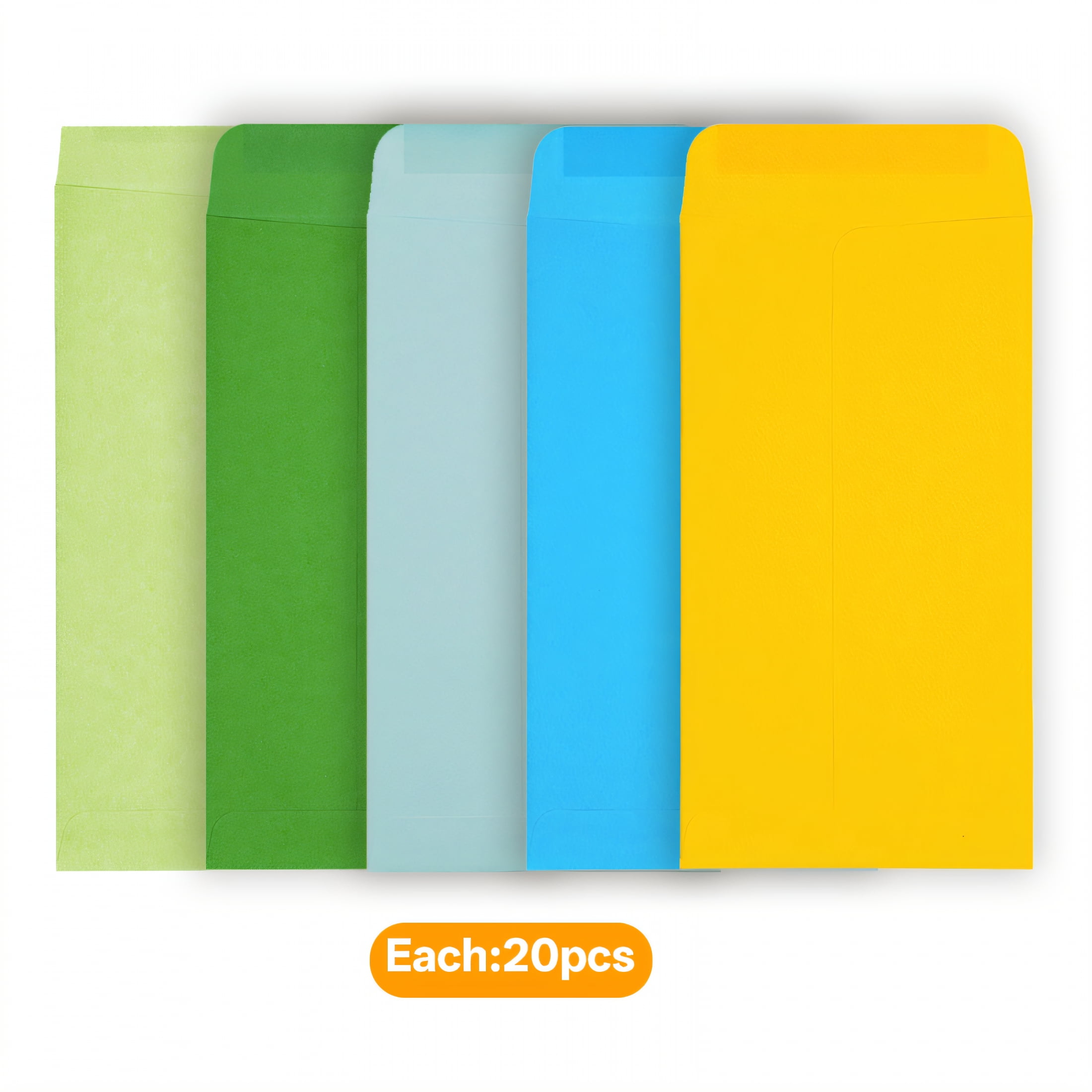 CCOCC 100Pcs Money Envelopes for Cash,3.5 x 6.5 in Money Envelopes for ...