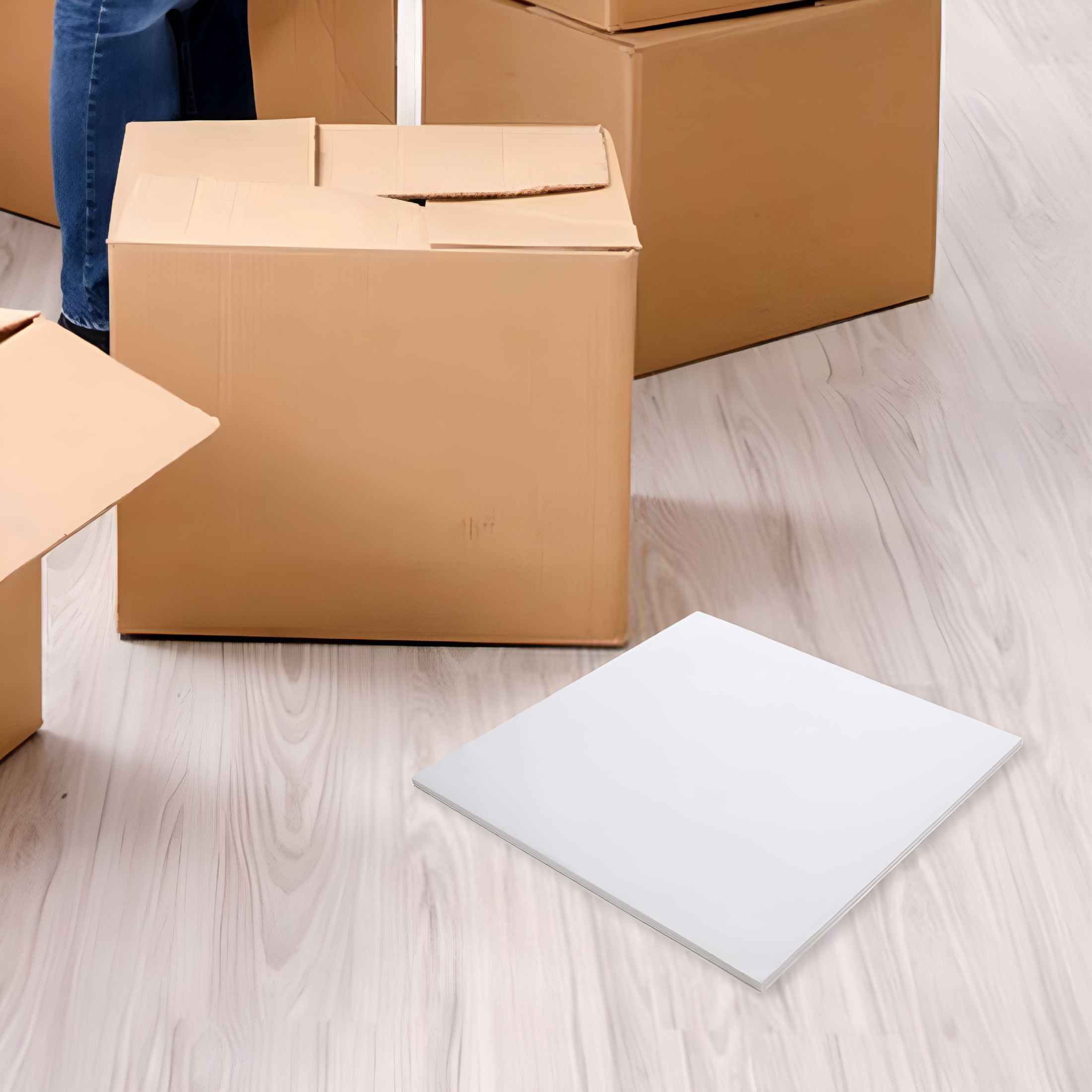 CCOCC 100pcs White Square Wrapping Paper for Moving Shipping Fragile ...
