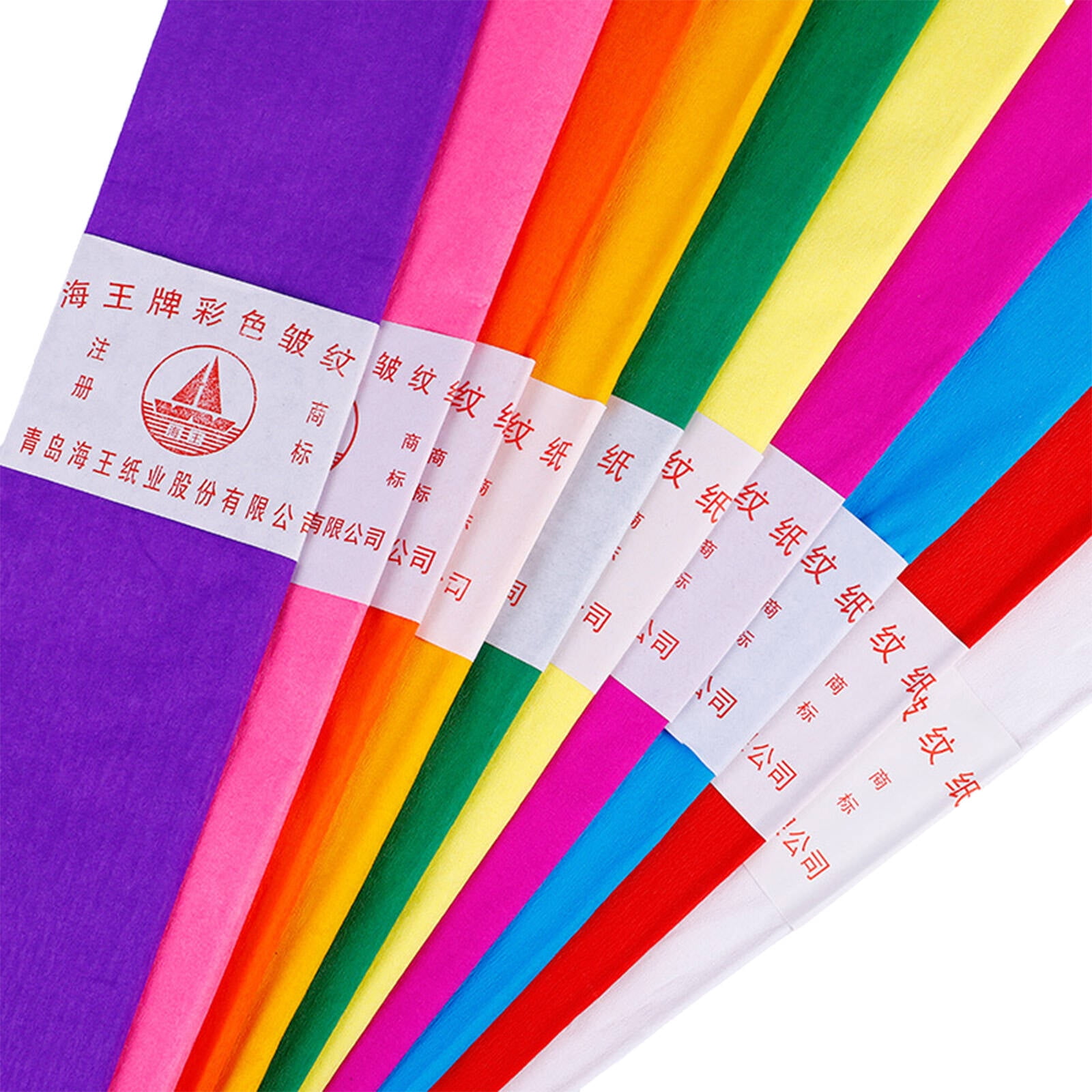 CCOCC 10Pcs Crepe Paper,Pure Wood Pulp Paper Party Decorations,Tear ...