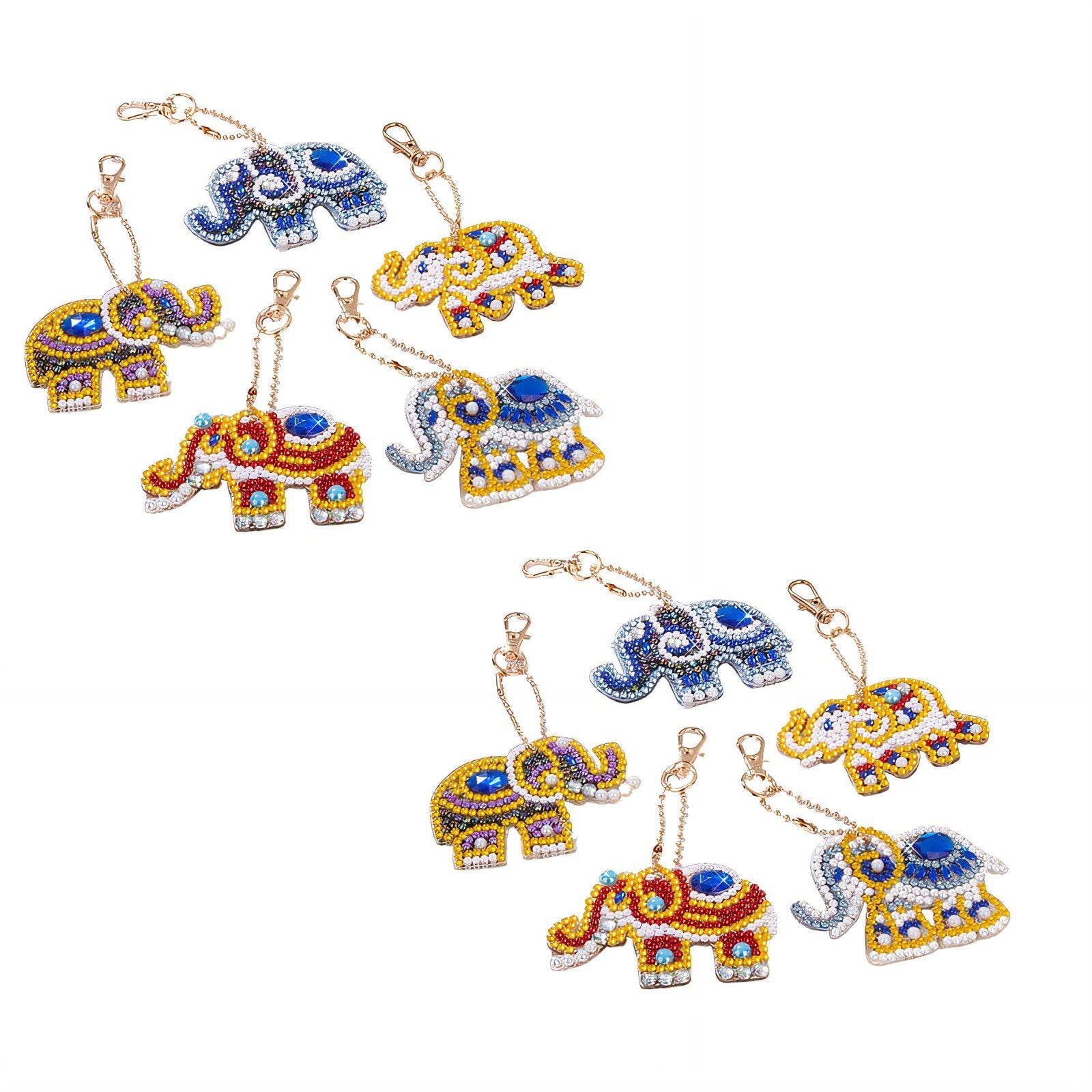 CCOCC 10Pcs Diamond Art,Widgets Dimond Art Paintings Kit,Elephant Full ...