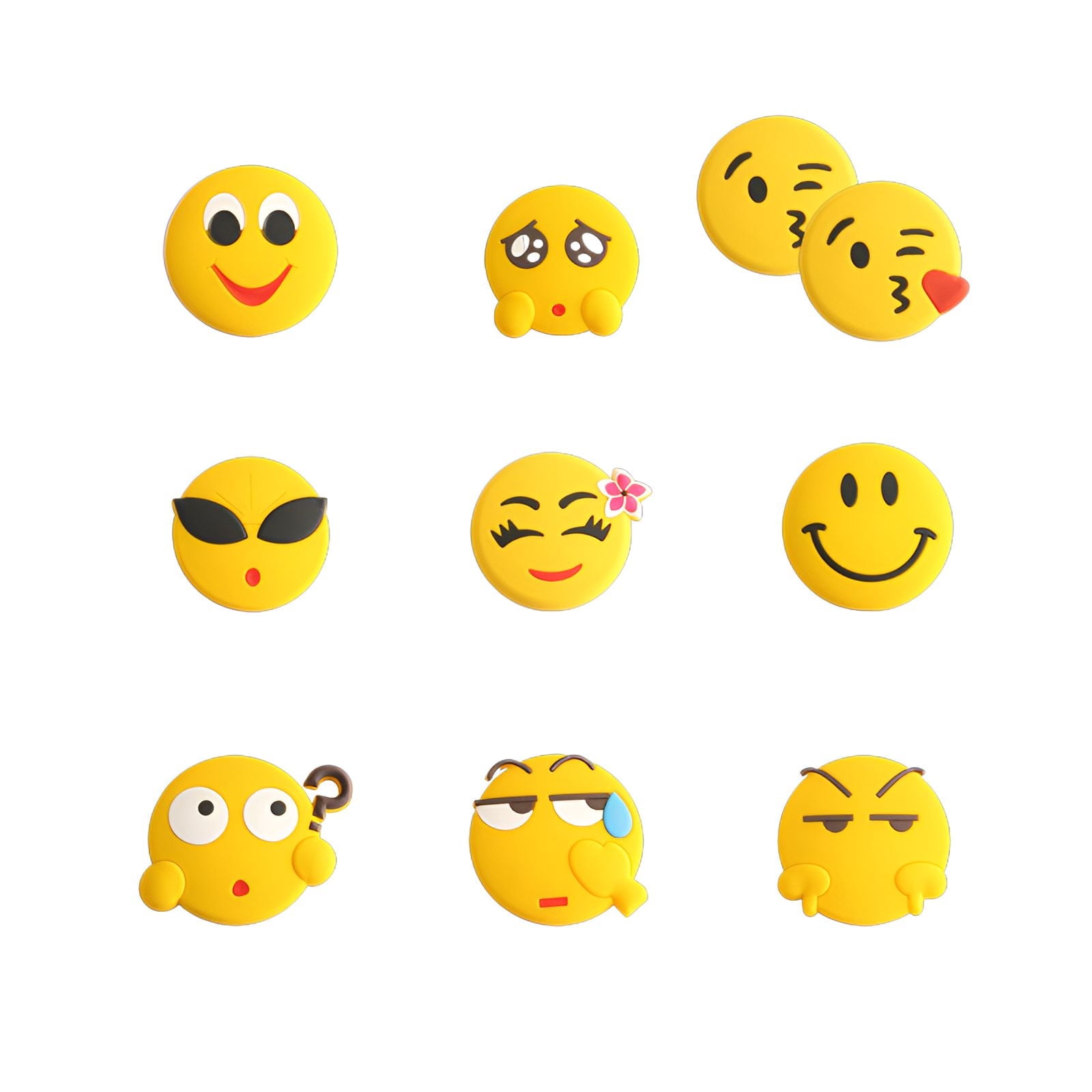 CCOCC 10Pcs Fridge Magnets,Cartoon Smiley Face Cute Fridge Magnets ...