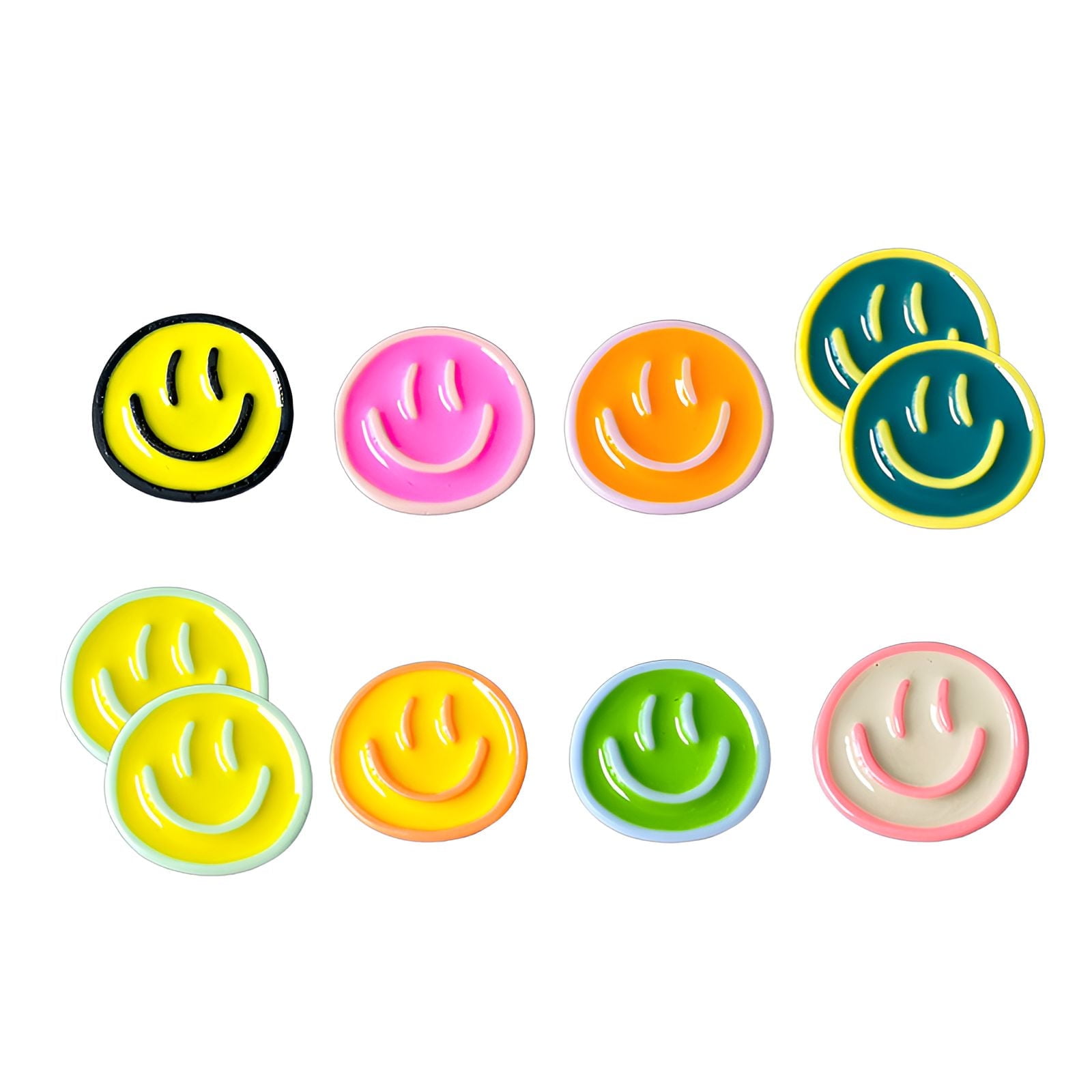 CCOCC 10Pcs Fridge Magnets,Colorful Smile Design Refrigerator Magnets ...