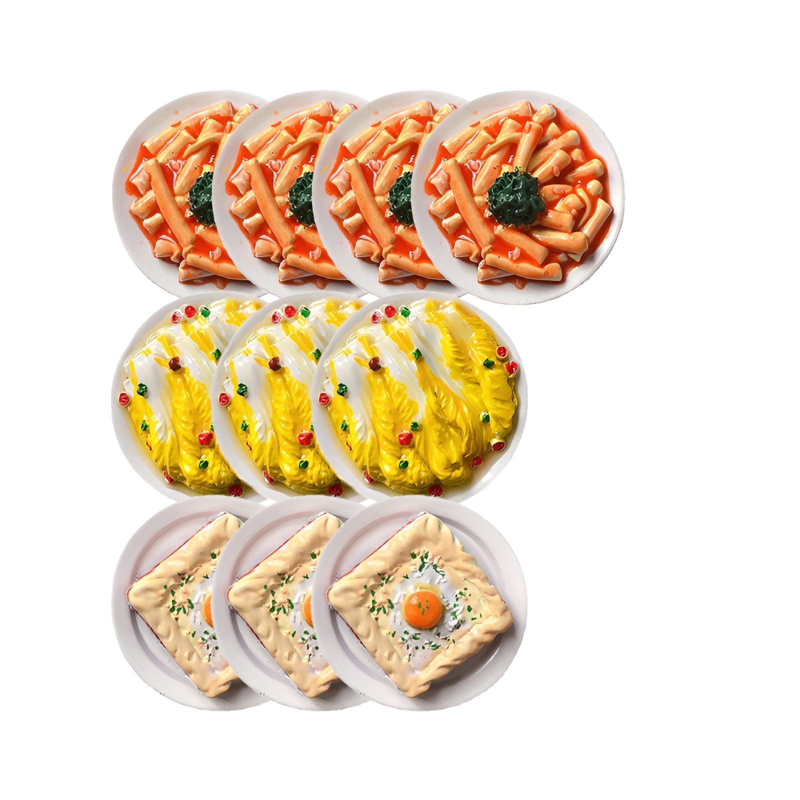 CCOCC 10Pcs Fridge Magnets,Creative Miniature Food Design Refrigerator ...