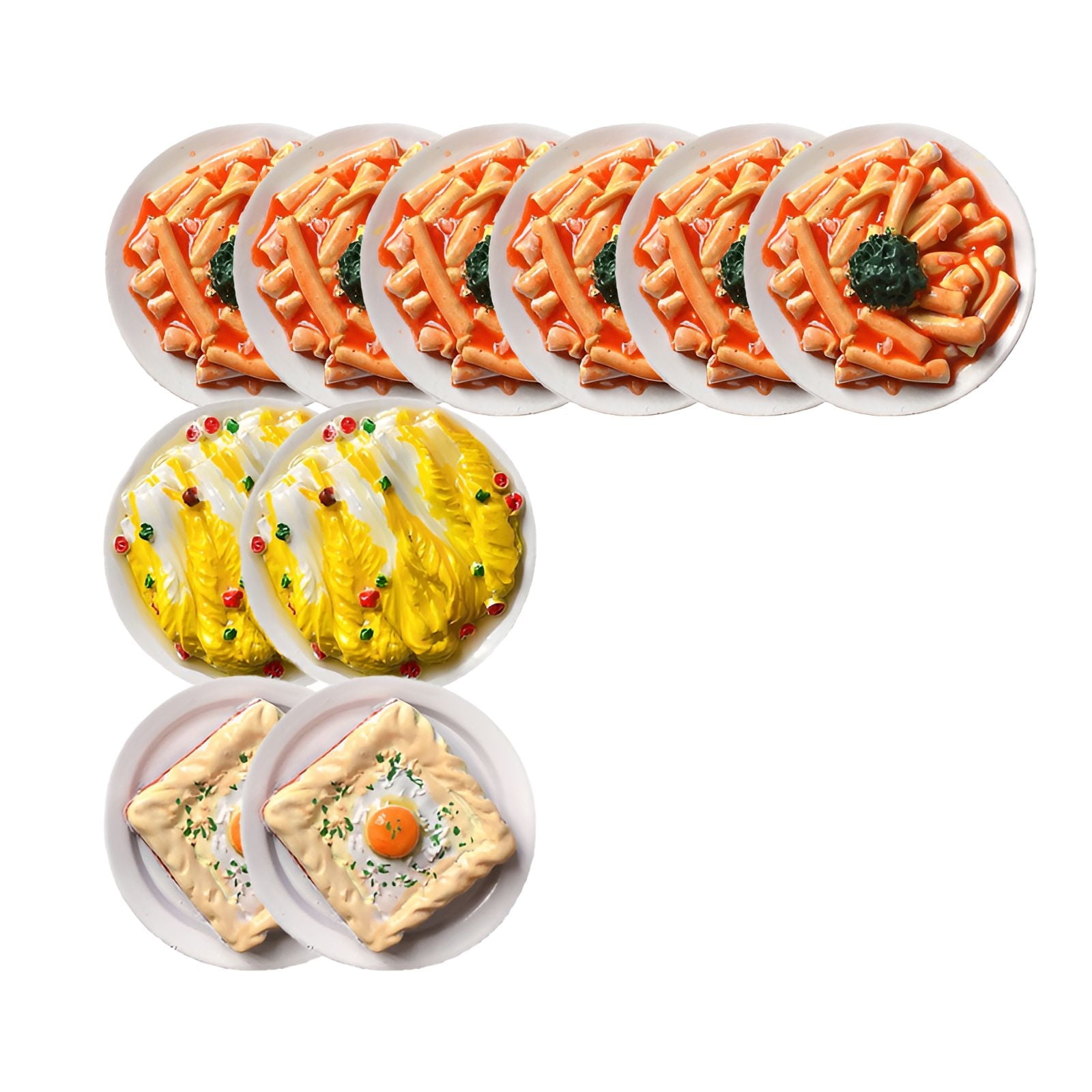 CCOCC 10Pcs Fridge Magnets,Creative Miniature Food Design Refrigerator ...