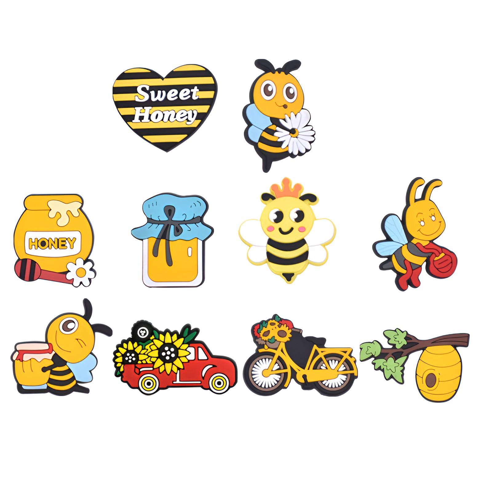 CCOCC 10Pcs Fridge Magnets,Cute Bee Design Refrigerator Magnets,Early ...