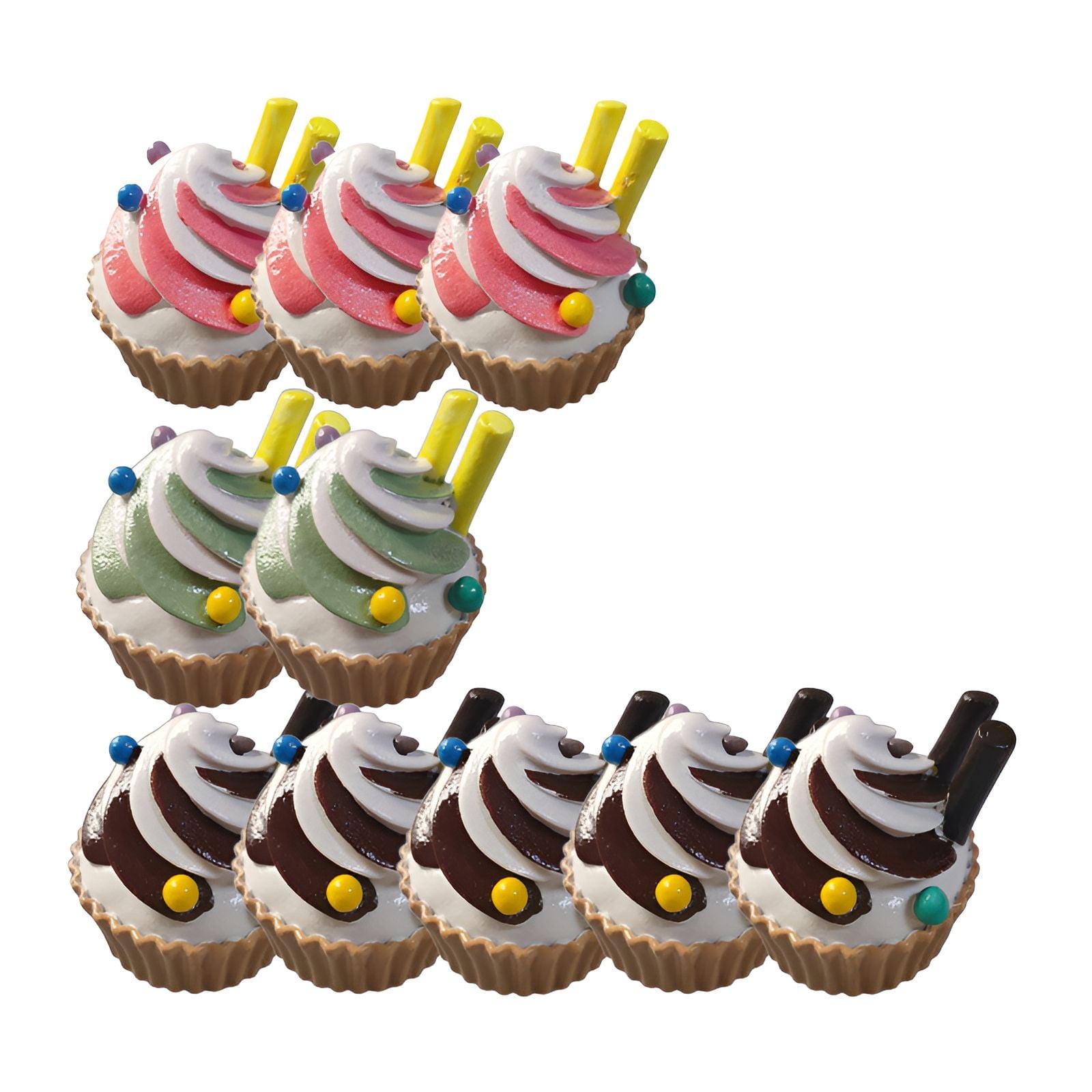 CCOCC 10Pcs Fridge Magnets,Perfect Photo Prop Refrigerator Magnets,Diy ...