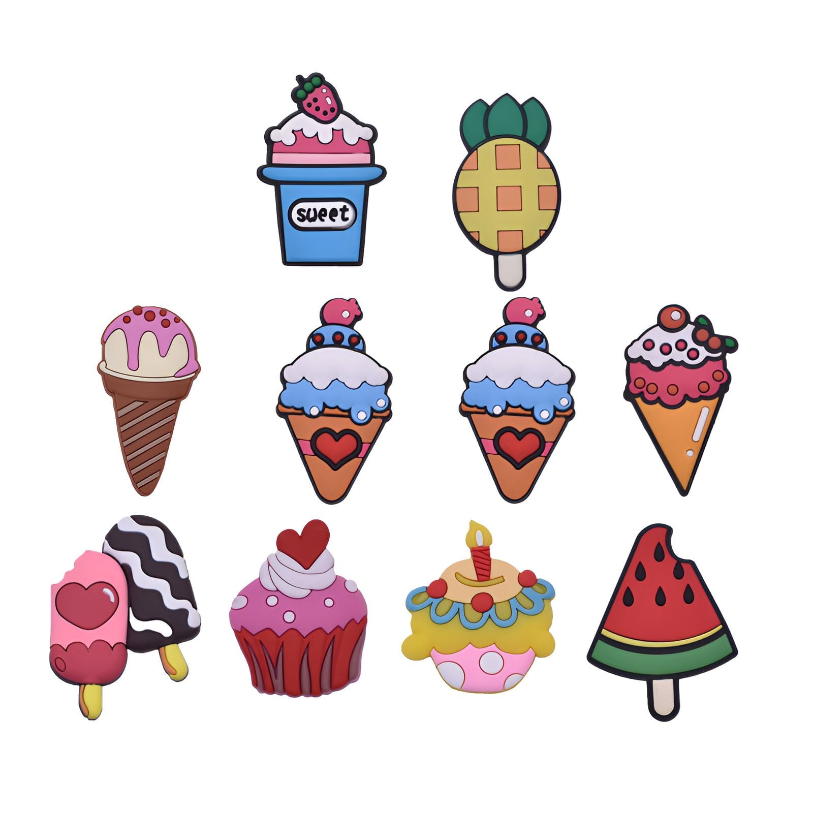 CCOCC 10Pcs Fridge Magnets,Small Magnets,Cute Cartoon Refrigerator ...