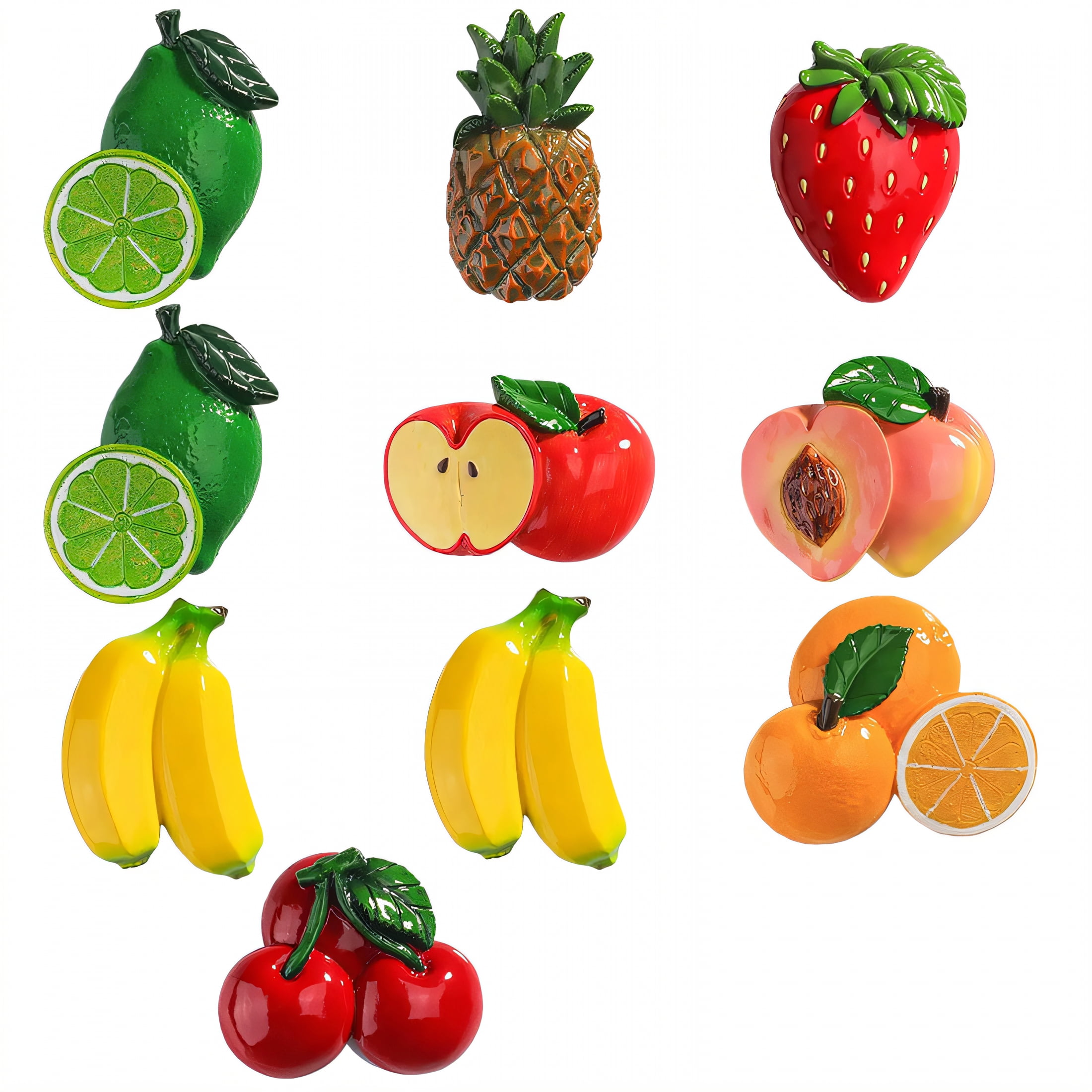 CCOCC 10Pcs Fridge Magnets,Resin Magnetic Sheets,Magnet Stickers,Style4 ...