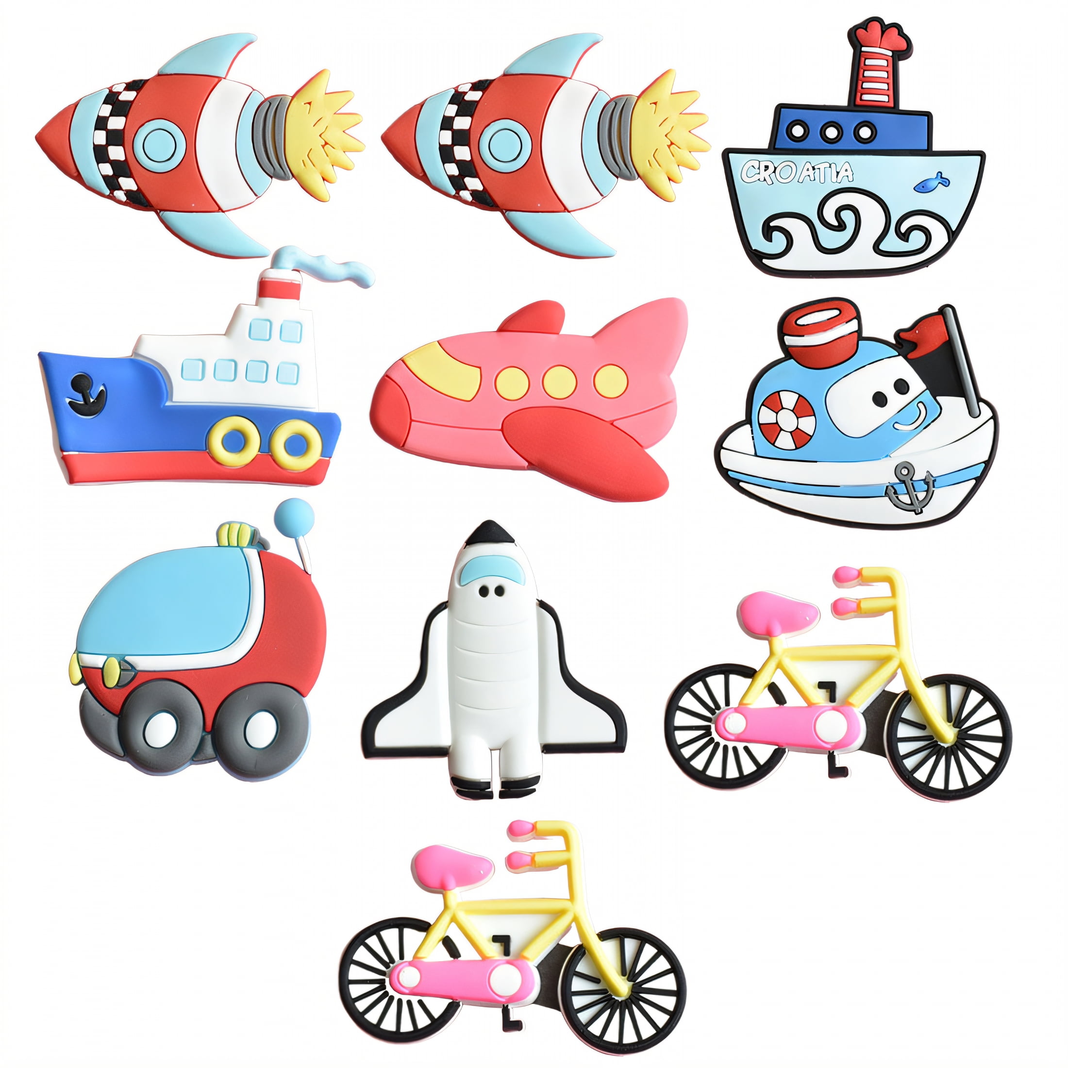 CCOCC 10Pcs Fridge Magnets,Sticky Magnets,Soft Magnetic Mini Magnets ...