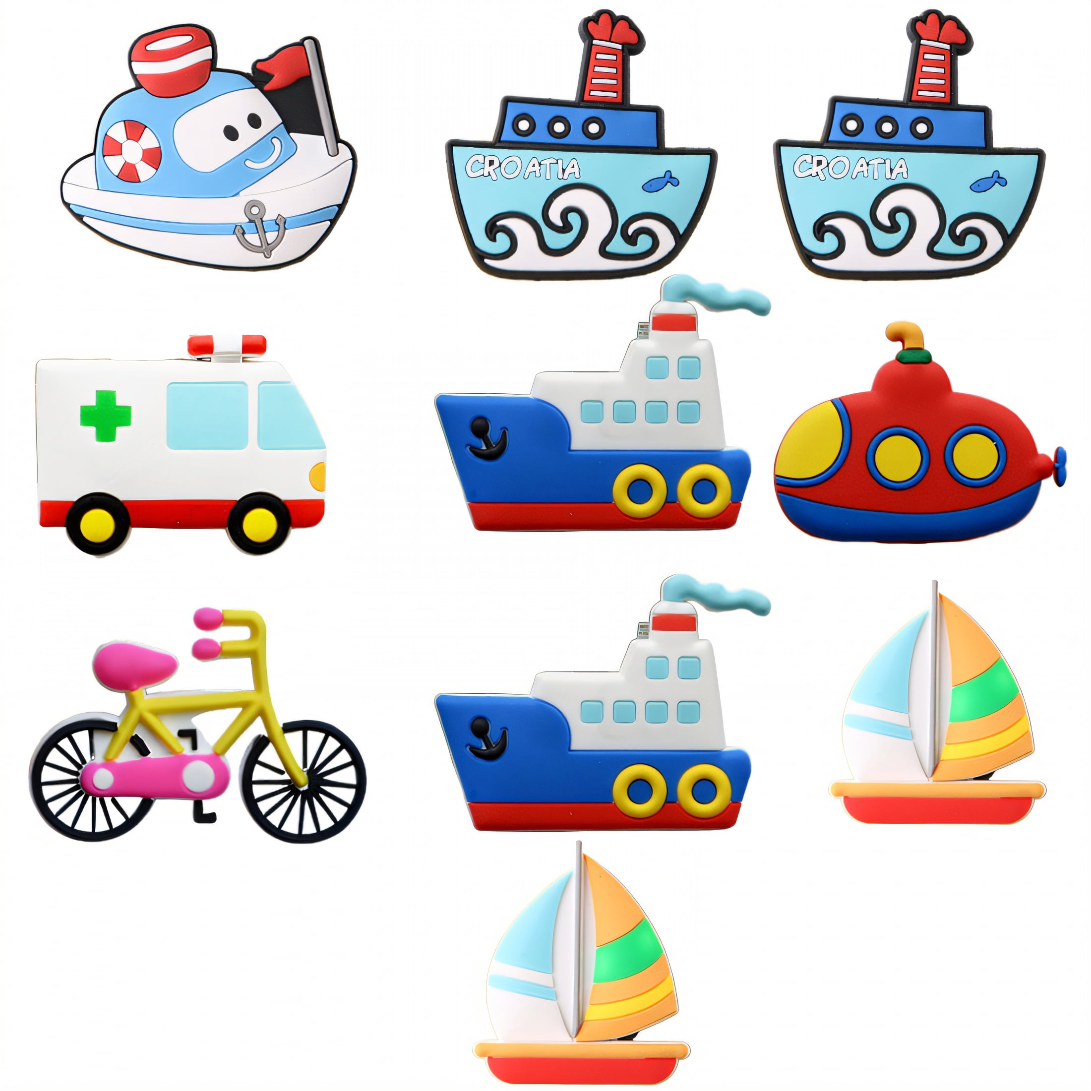 CCOCC 10Pcs Fridge Magnets,Early Childhood Education Sticky Magnets ...