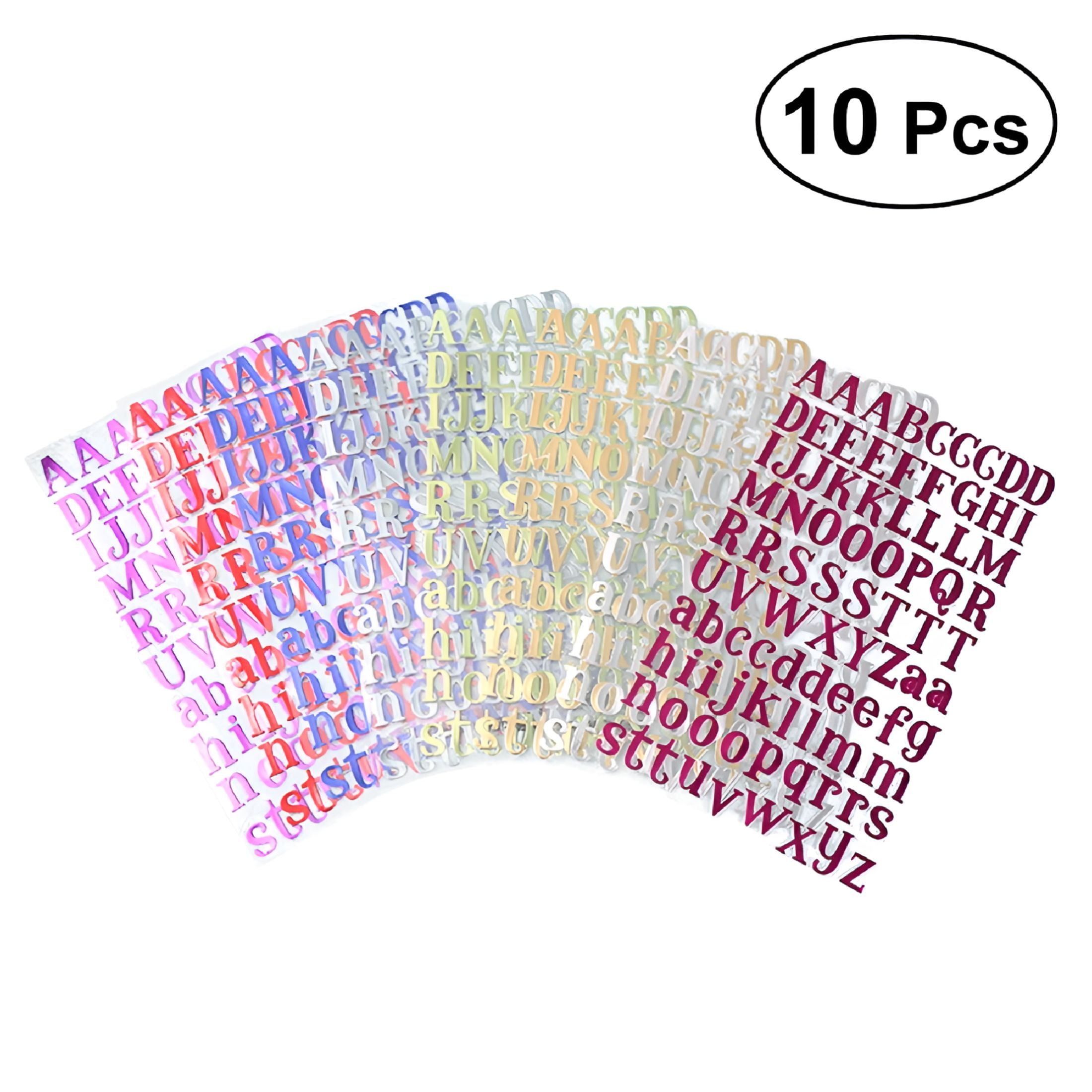 CCOCC 10Pcs Letter Sticker Alphabet Letter Stickers Self Adhesive ...
