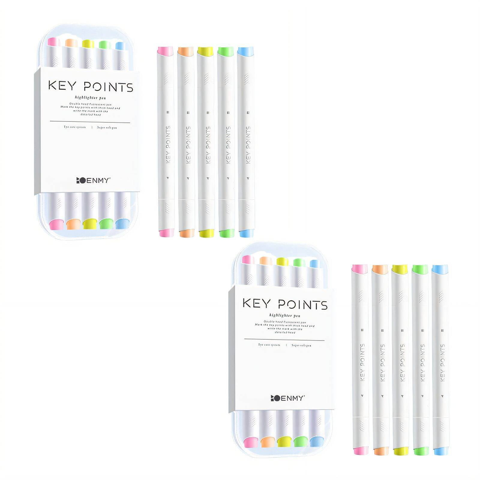 CCOCC 10Pcs Mini Highlighters,Smooth Marking Without Smudging Mini ...