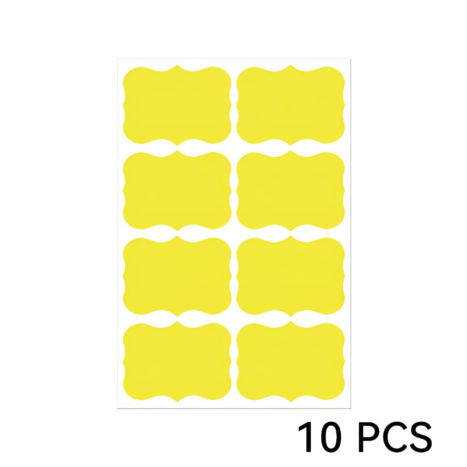 CCOCC 10Pcs Name Tags,Clear Marking Sticker Labels,Reusable Labels Name ...