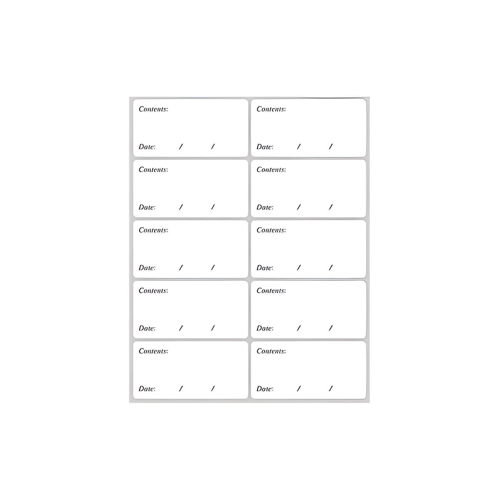 CCOCC 10Pcs Name Tags,Removable Design Sticker Labels,No Residue Left ...