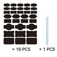 CCOCC 11Pcs Name Tags,Multi-Surface Use Sticker Labels,Clear Labels ...