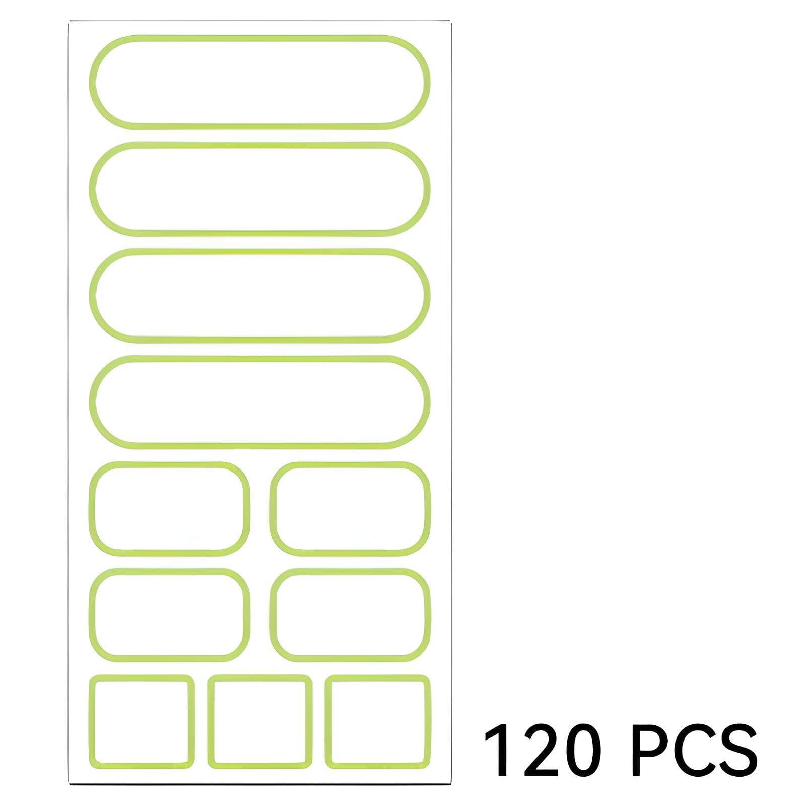 CCOCC 120Pcs Name Tags,Multi-Use Labels Sticker Labels,Clear Marking ...