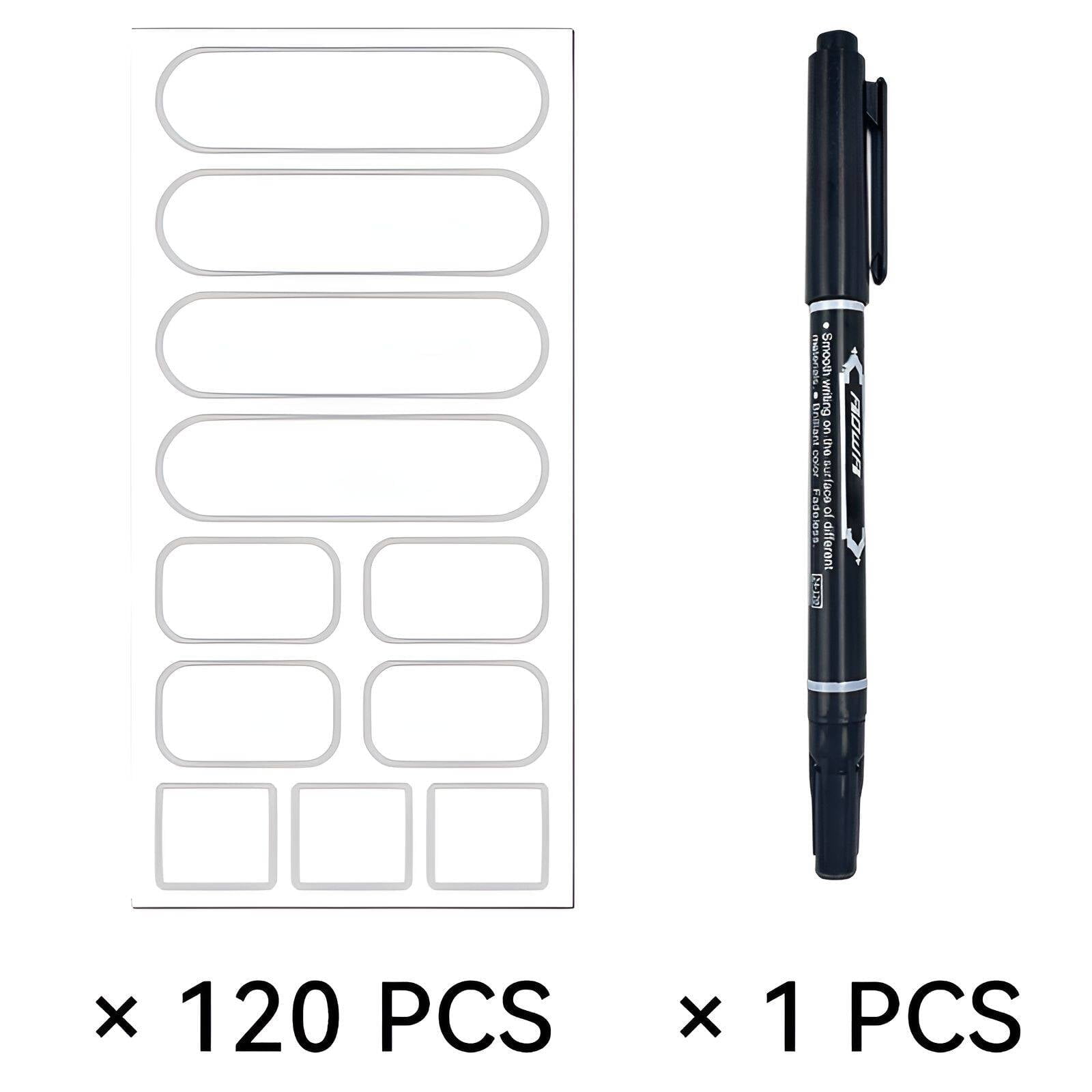 CCOCC 121Pcs Name Tags,Colorful Design Sticker Labels,Easy ...