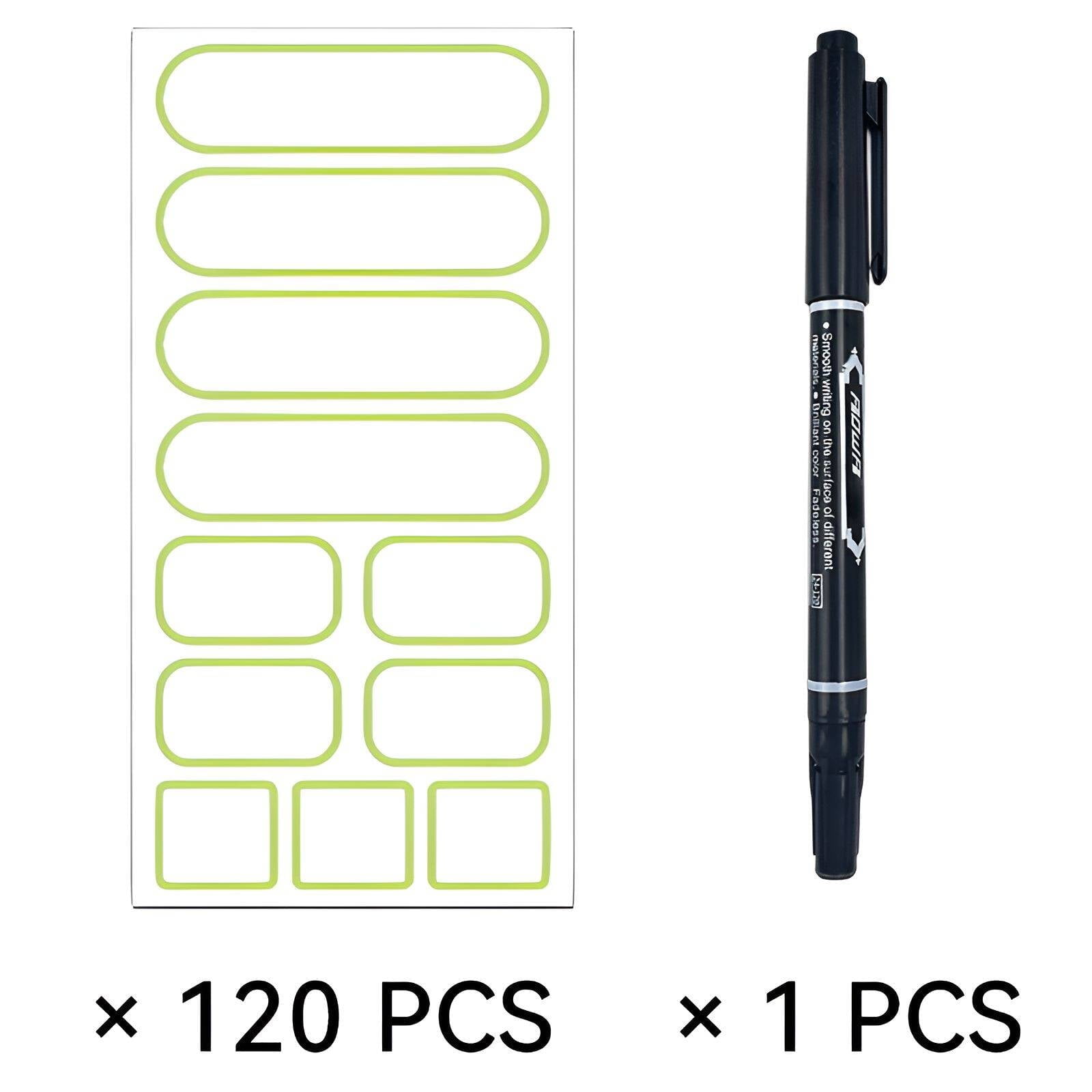 CCOCC 121Pcs Name Tags,Strong Adhesion Sticker Labels,Easy Removal Name ...