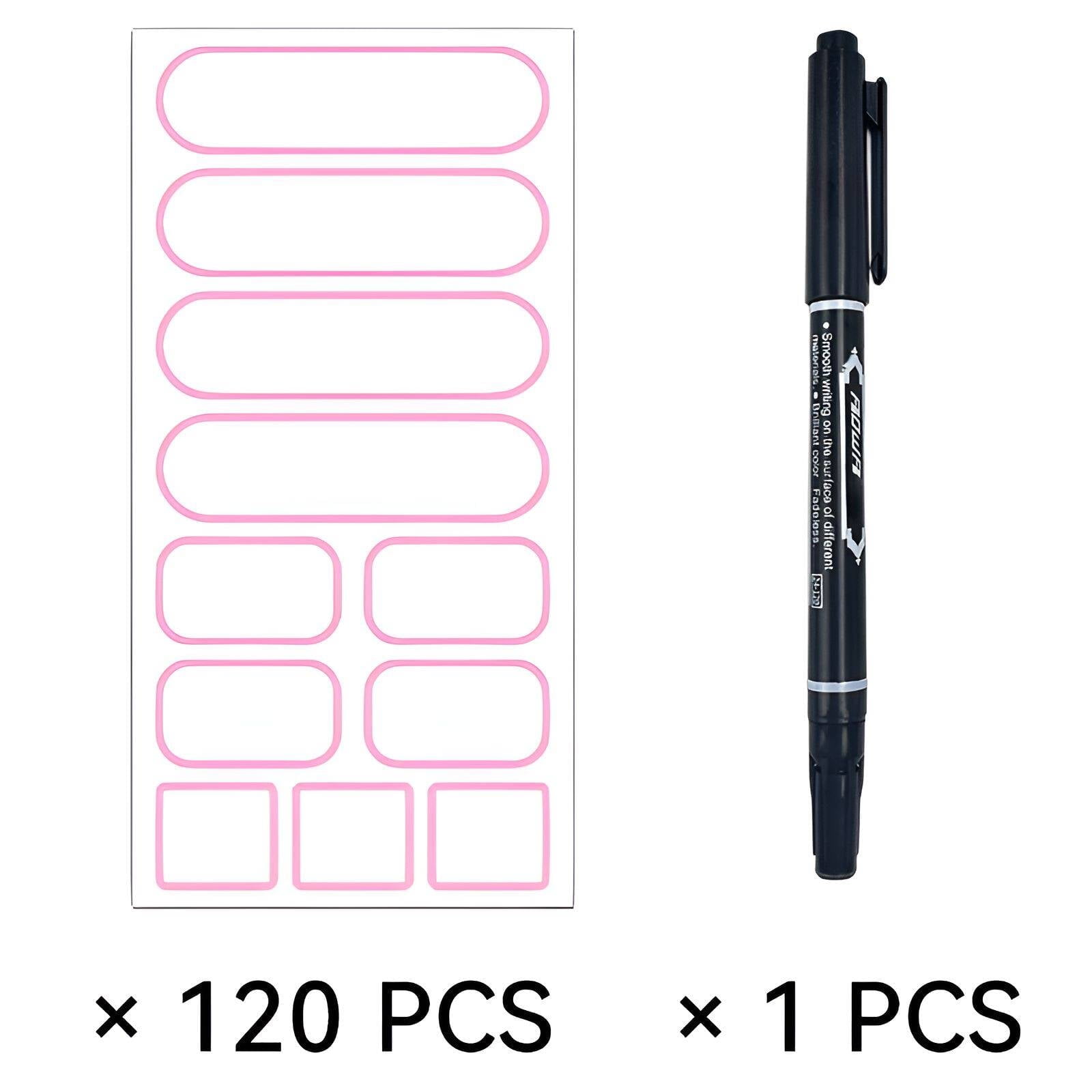 CCOCC 121Pcs Name Tags,Waterproof Labels Sticker Labels,Easy Marking ...