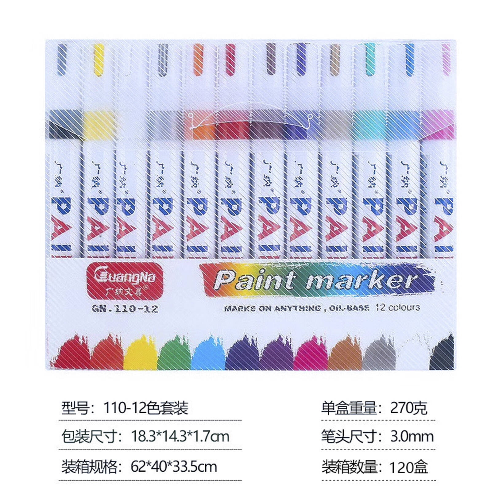 CCOCC 12Pcs Bible Highlighters,Bright Color Coverage Colored Markers ...