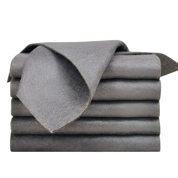 CCOCC 12Pcs Black Microfiber Lint Free Cleaning Cloth Reusable for ...