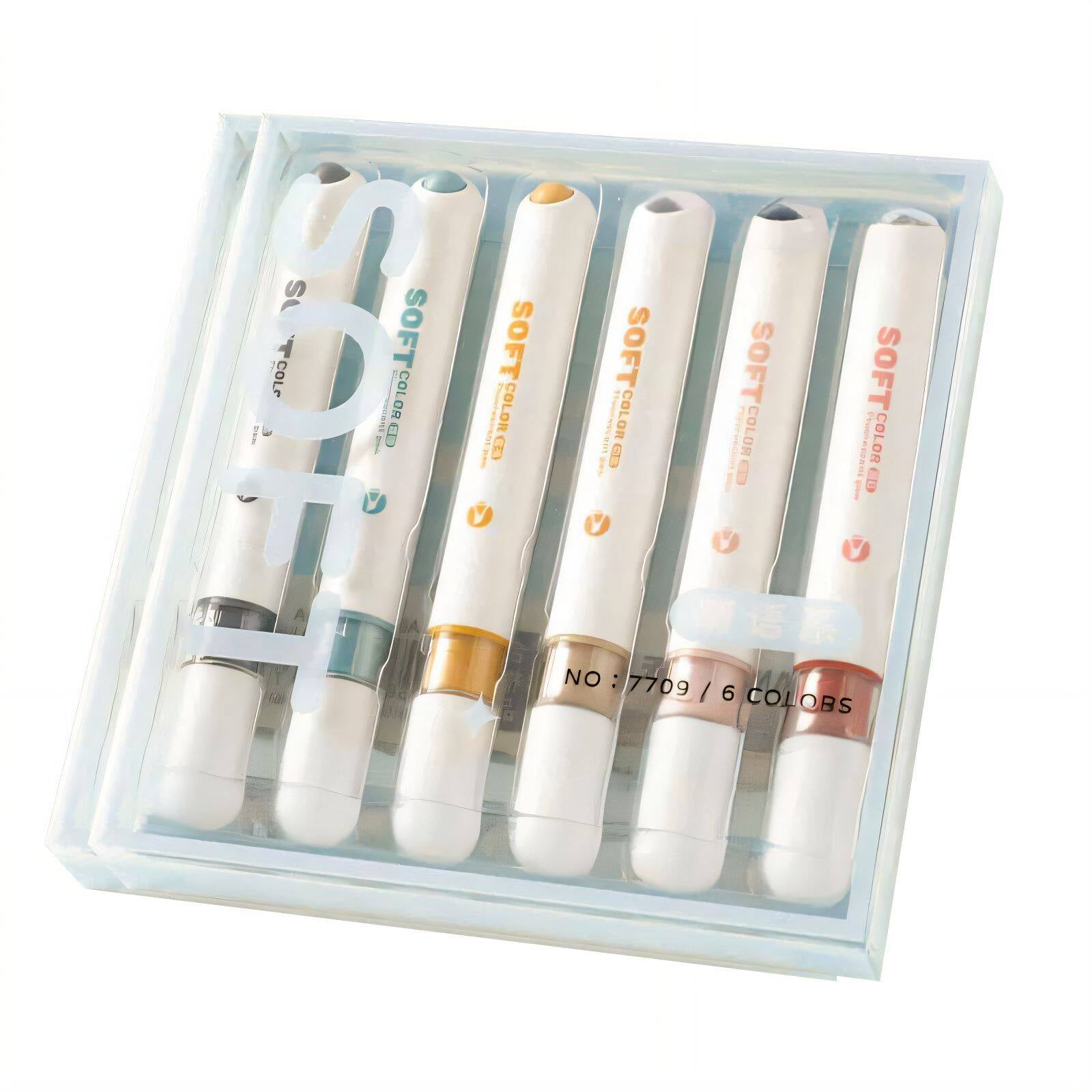 CCOCC 12Pcs Book Highlighters No Bleed,Unique Starry Effect for ...