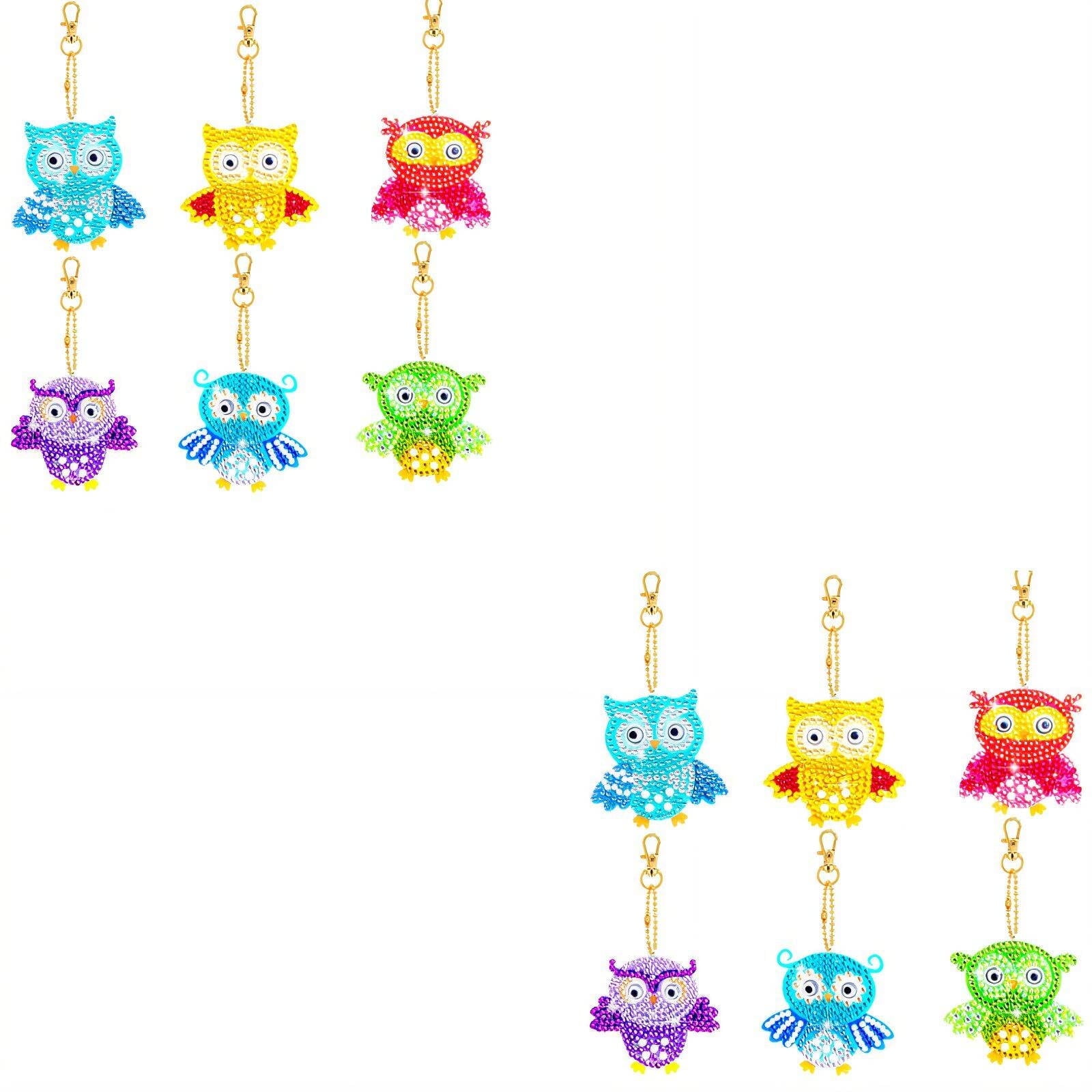 CCOCC 12Pcs Diamond Painting Kit,Widgets Diamond Art for Kids,Owl Full ...