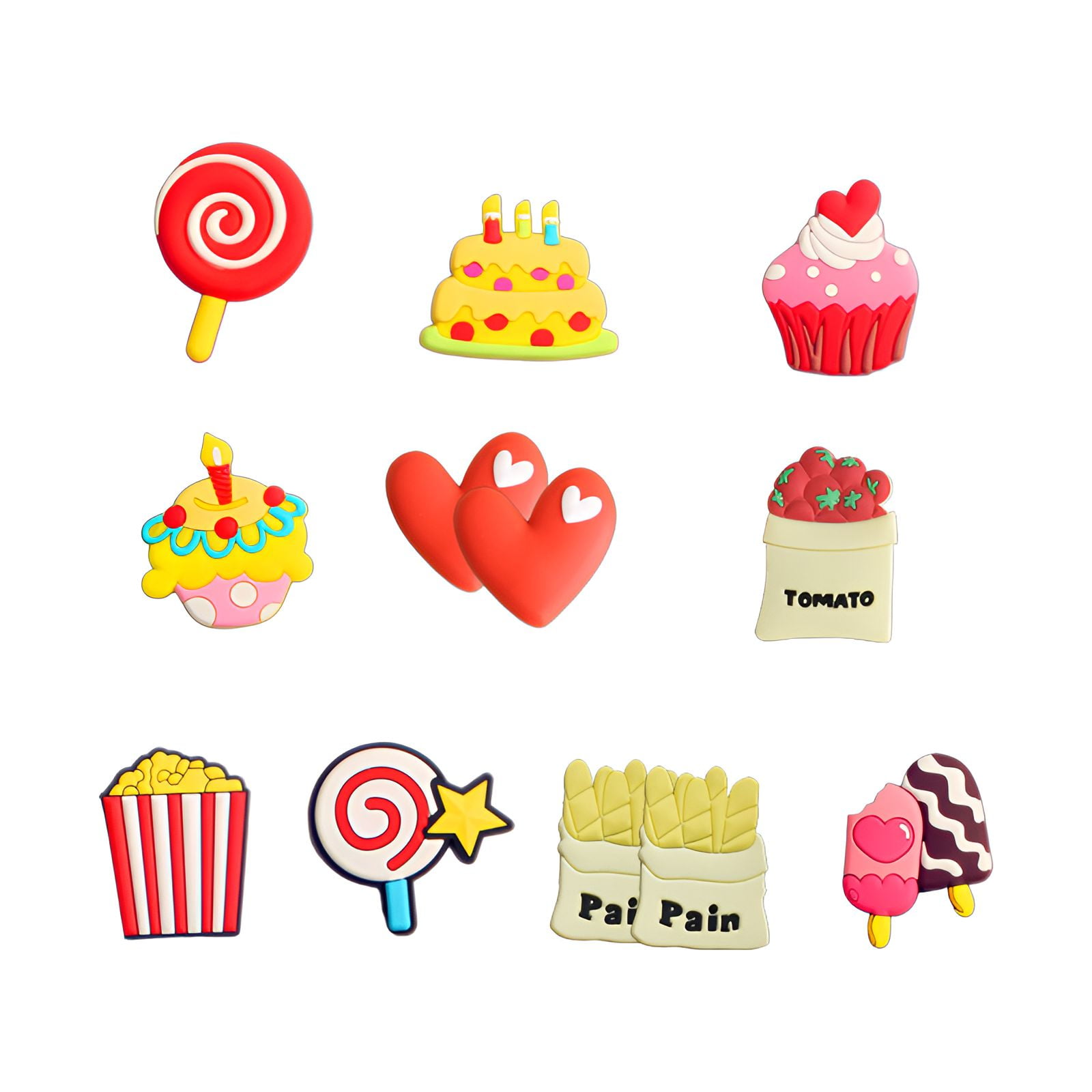 CCOCC 12Pcs Fridge Magnets,Creative House and Birthday Cake Design ...