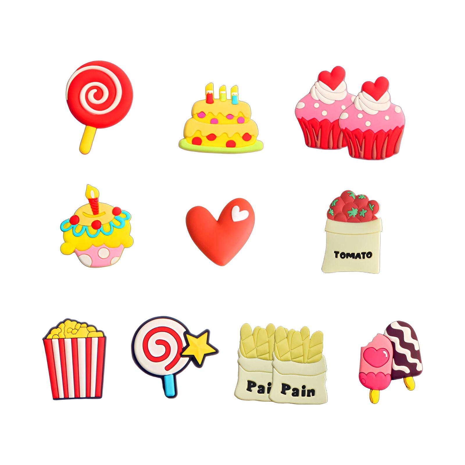 CCOCC 12Pcs Fridge Magnets,Creative House and Birthday Cake Design ...
