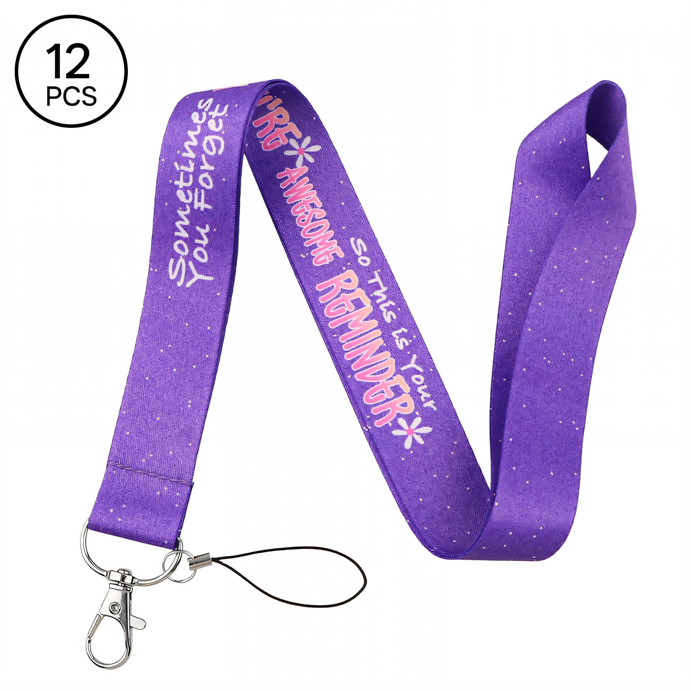 CCOCC 12Pcs Lanyards for Id Badges,Uniform Slot Texture Lanyards for ...