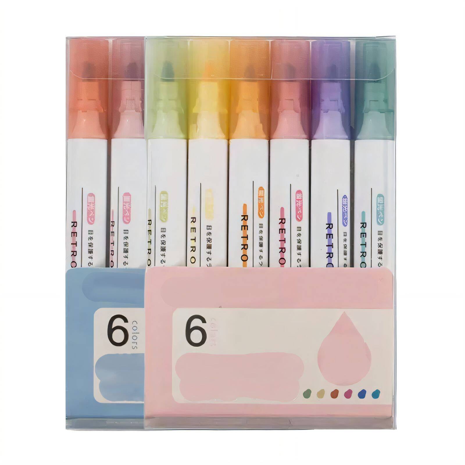 CCOCC 12Pcs Liquid Highlighter,Convenient to Use Ideal for Students ...