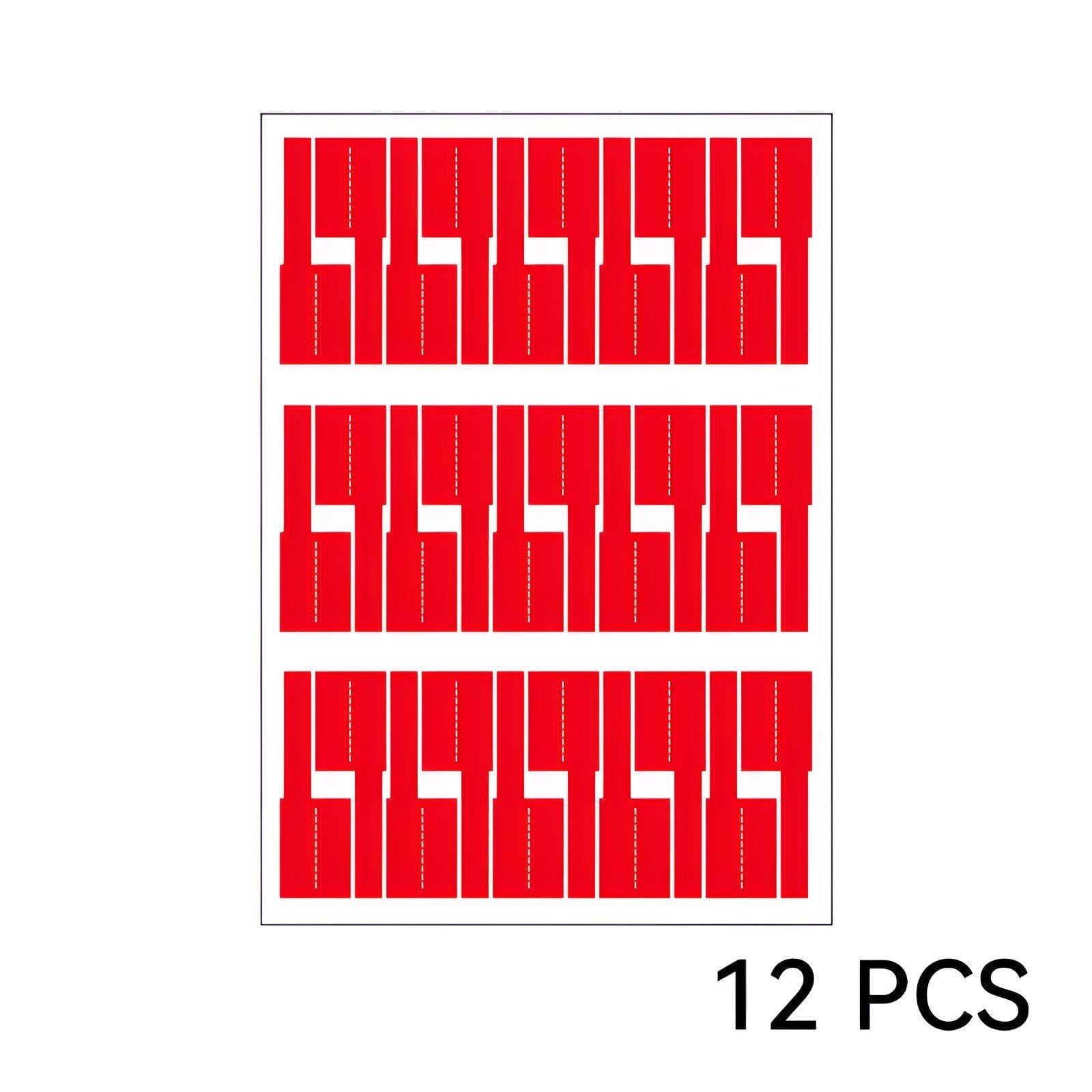 CCOCC 12Pcs Name Tags,Waterproof Stickers Sticker Labels,Strong ...