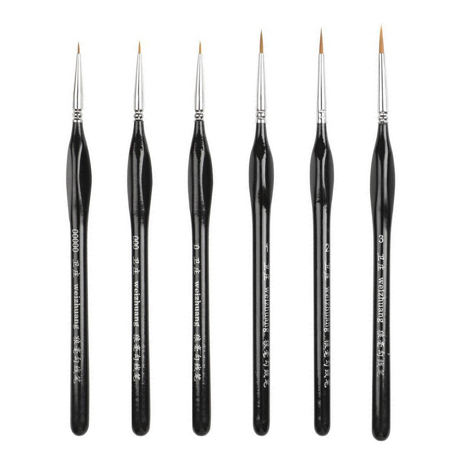 CCOCC 12Pcs Watercolor Brushes Fine Detailing Oil Paint Brushes ...