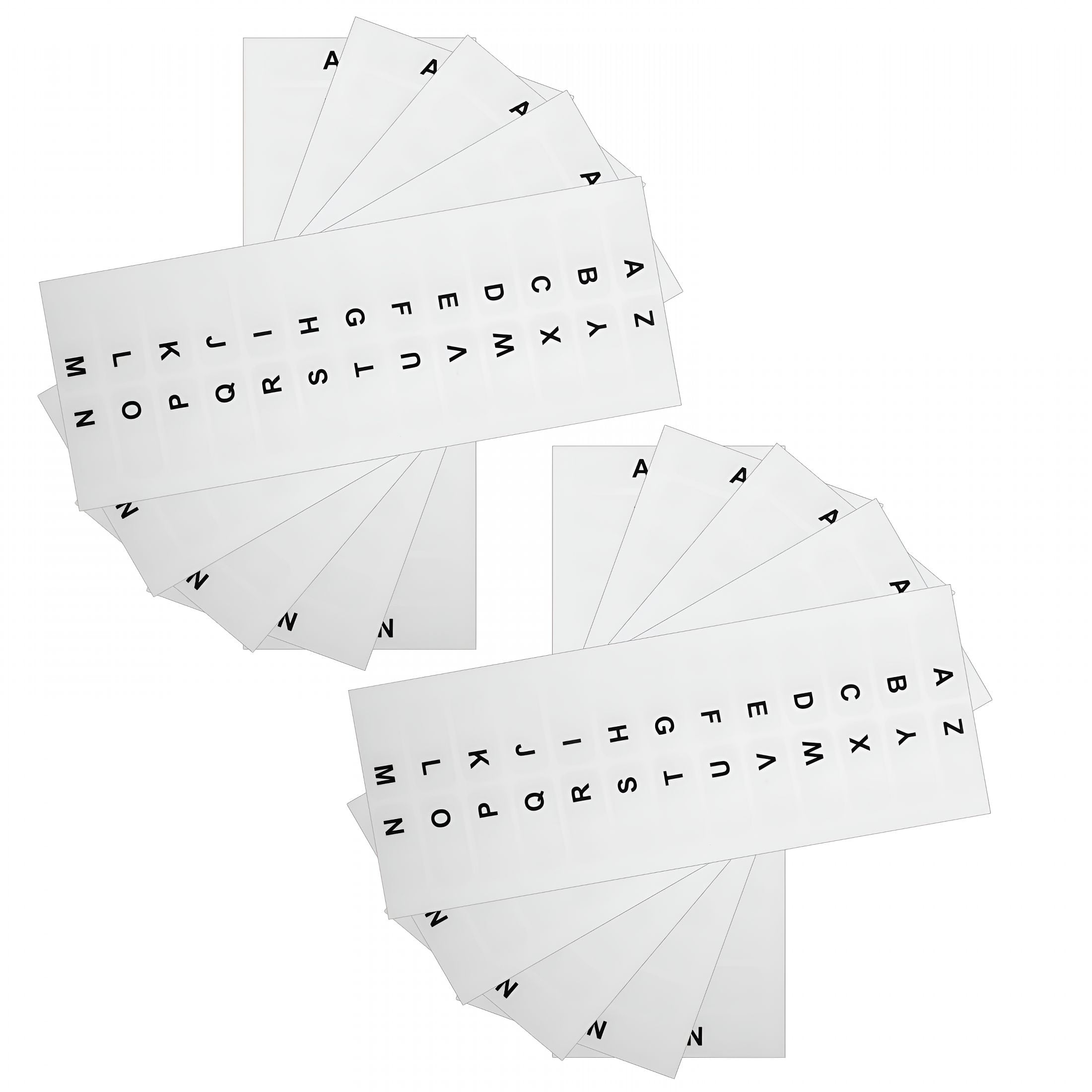 CCOCC 14 Sheets Sticky Tabs Alphabetical Index Labels Student 1.25X0 ...