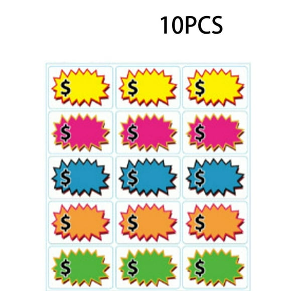 Garage Sale Stickers Price Tags