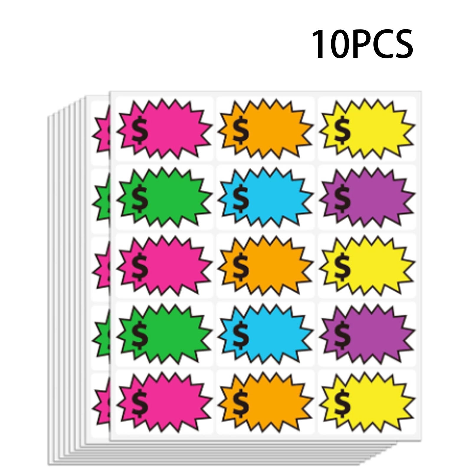 CCOCC 150 Pcs Garage Sale Stickers,Yard Sale Stickers with Large Blank ...