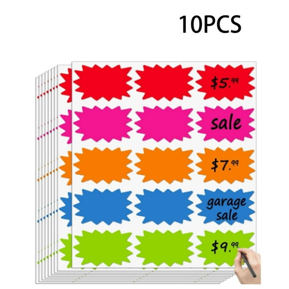 Garage Sale Stickers Price Tags