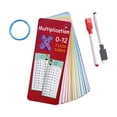 CCOCC 15Pcs Multiplication Flash Cards 0-12 Times Table-Math Flashcards ...