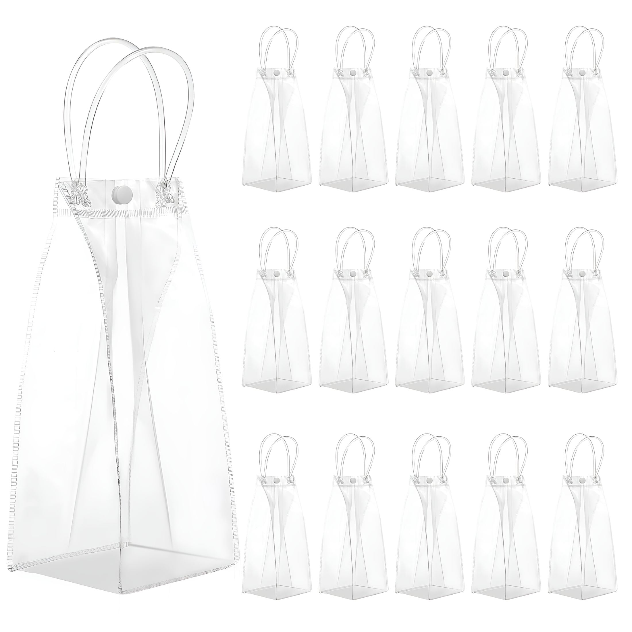CCOCC 15pcs Gift Bags Craft Grocery Gift Bags Party Favors Gift Bags ...