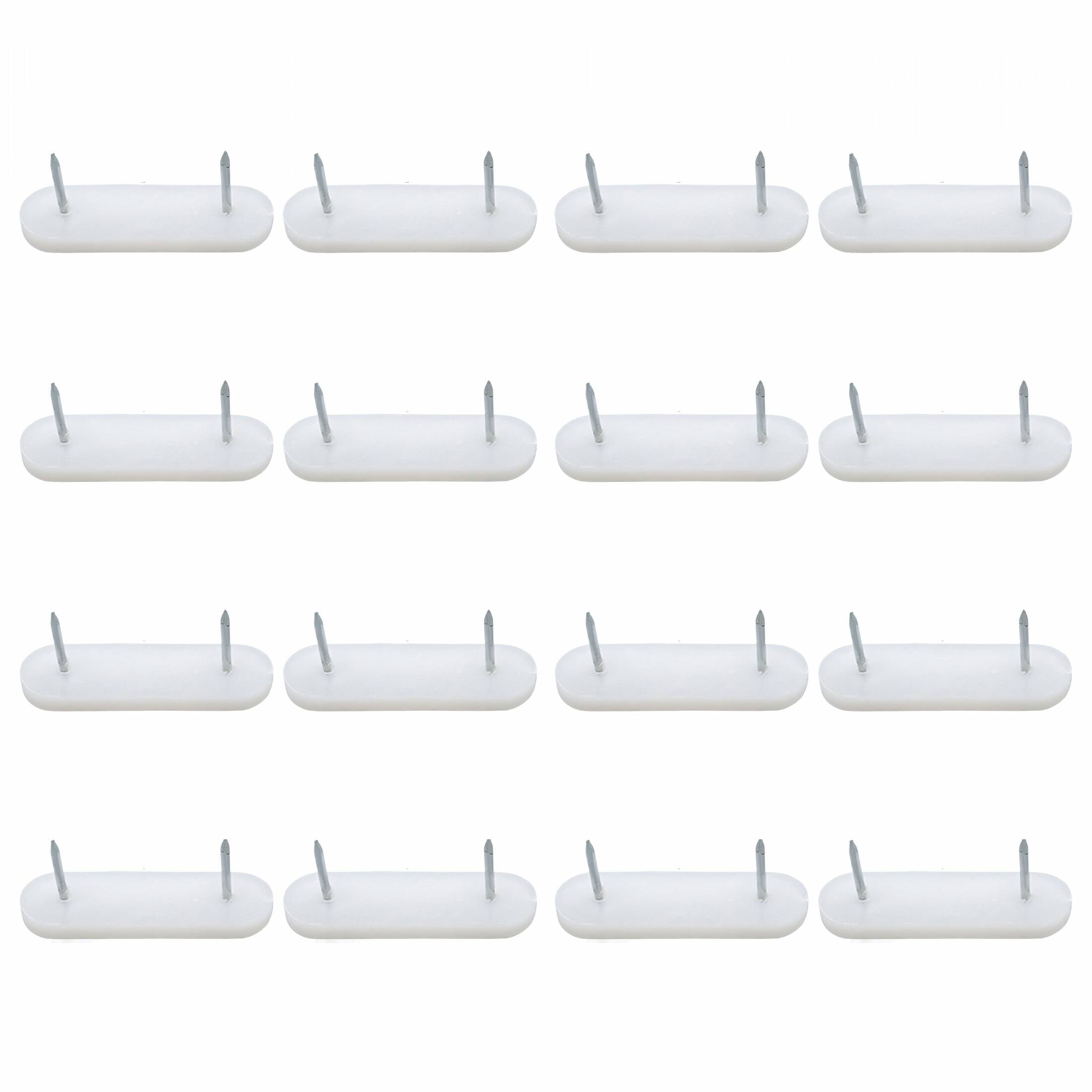CCOCC 16 Pcs Bed Skirt Pins,Nylon Double-Nail Design Pins,Anti-Slip ...