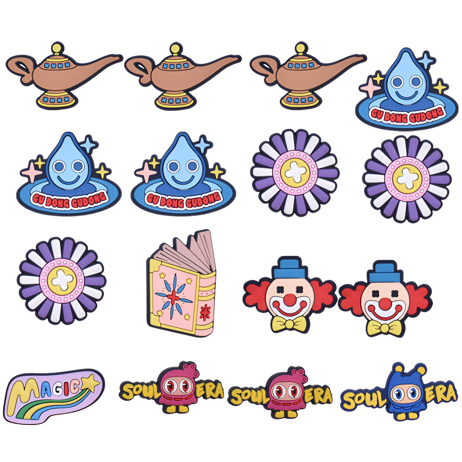 CCOCC 16Pcs Fridge Magnets,Cartoon Circus Design Refrigerator Magnets ...