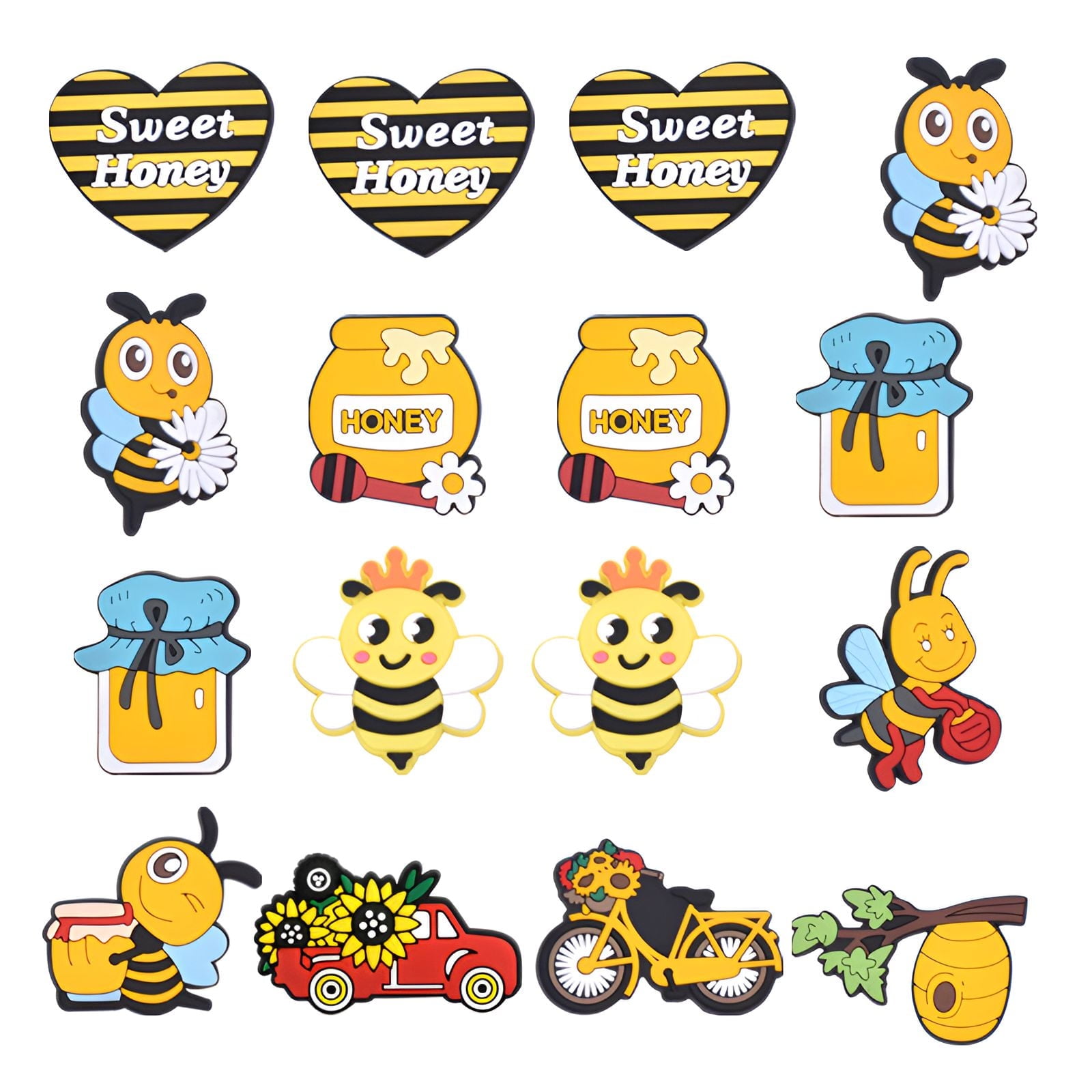 CCOCC 12Pcs Fridge Magnets,Magnets Refrigerator,Pvc Soft Glue Magnets ...